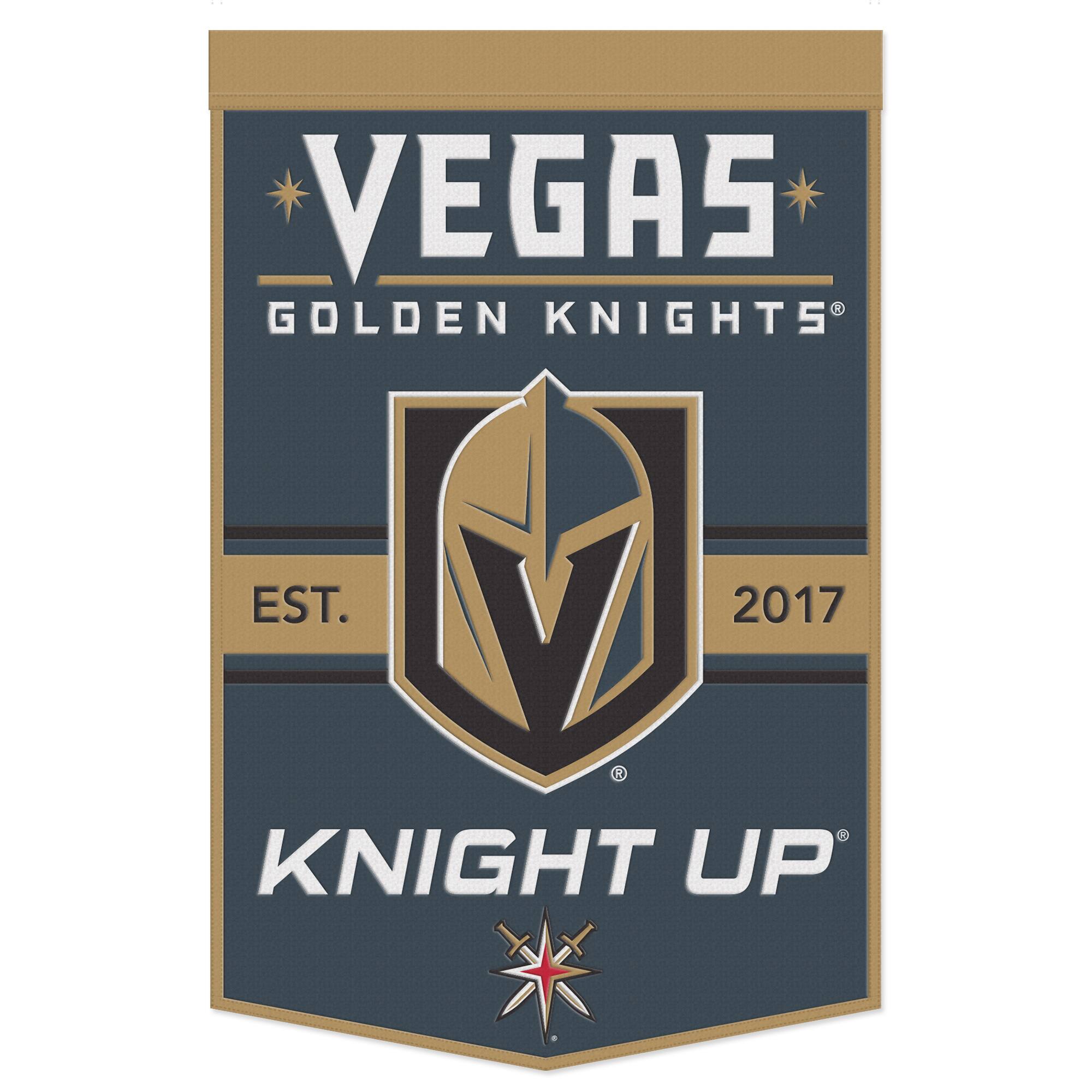 WinCraft Vegas Golden Knights 24" x 38" Primary Logo Banner Multicolor ...