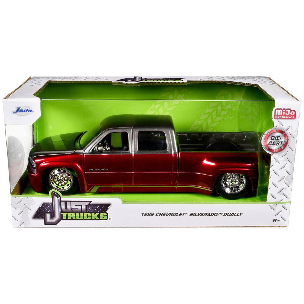 Jada 1999 Chevrolet Silverado Dually Pickup Truck with Stock Wheels ...