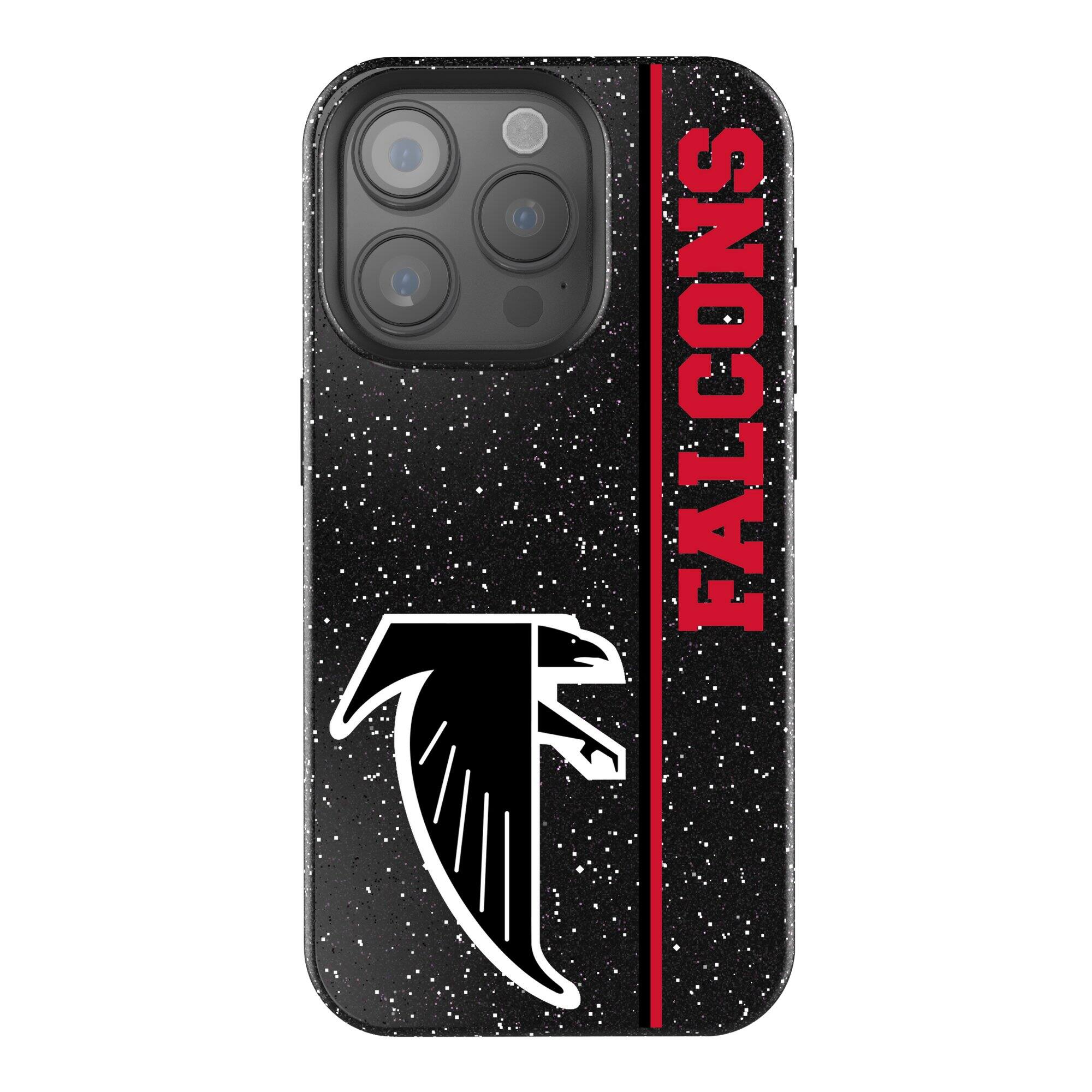 Keyscaper NFL Atlanta Falcons Throwback Logo iPhone Bling Case 15 Black ...