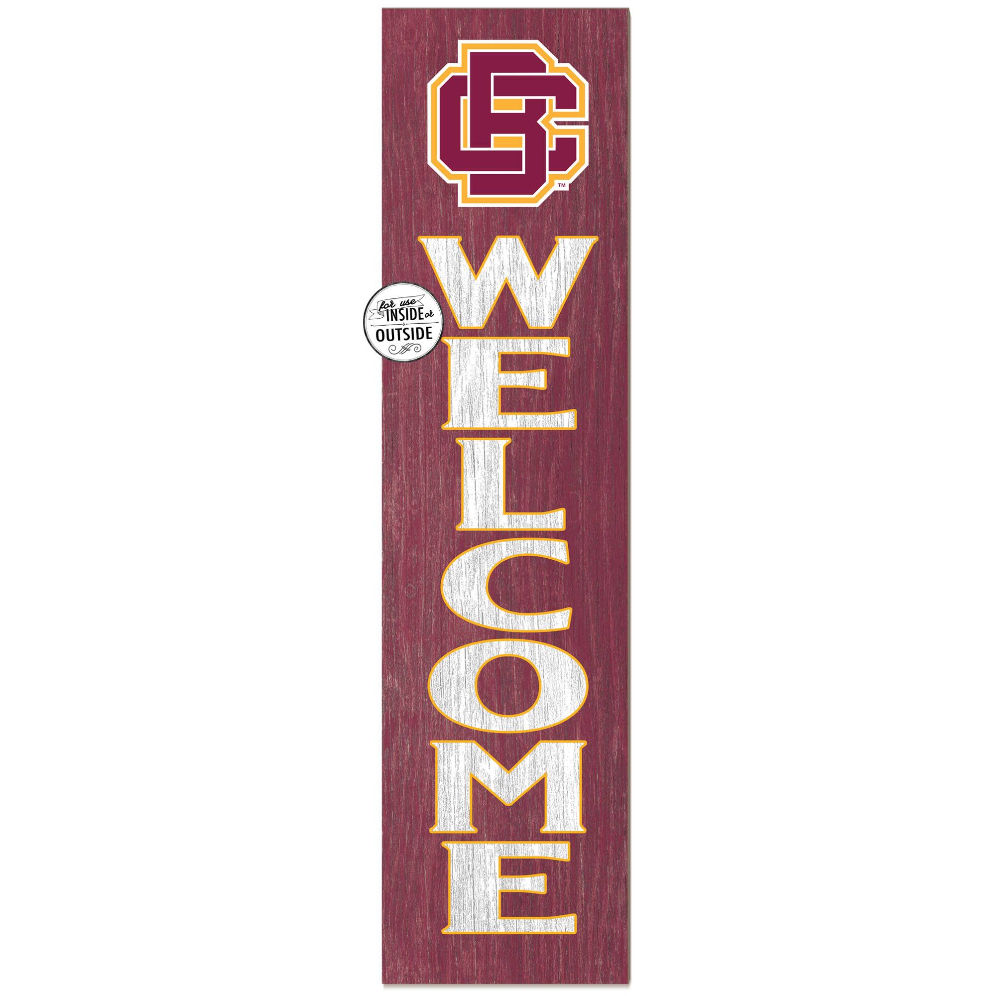 Jardine Bethune Cookman Wildcats 12'' x 48'' Welcome Outdoor Leaner ...