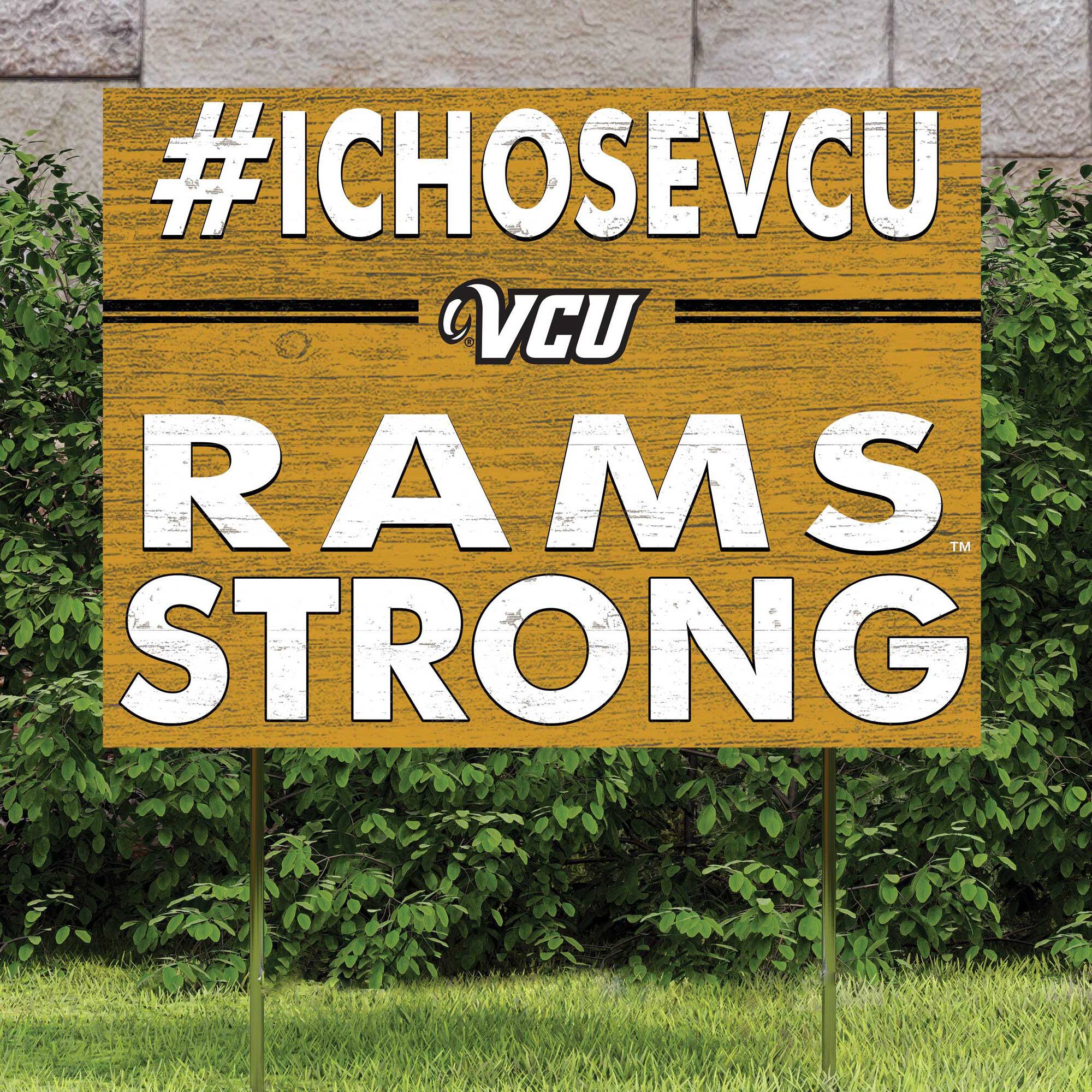 Jardine VCU Rams 18'' x 24'' I Chose Lawn Sign Black 5186196 - Best Buy