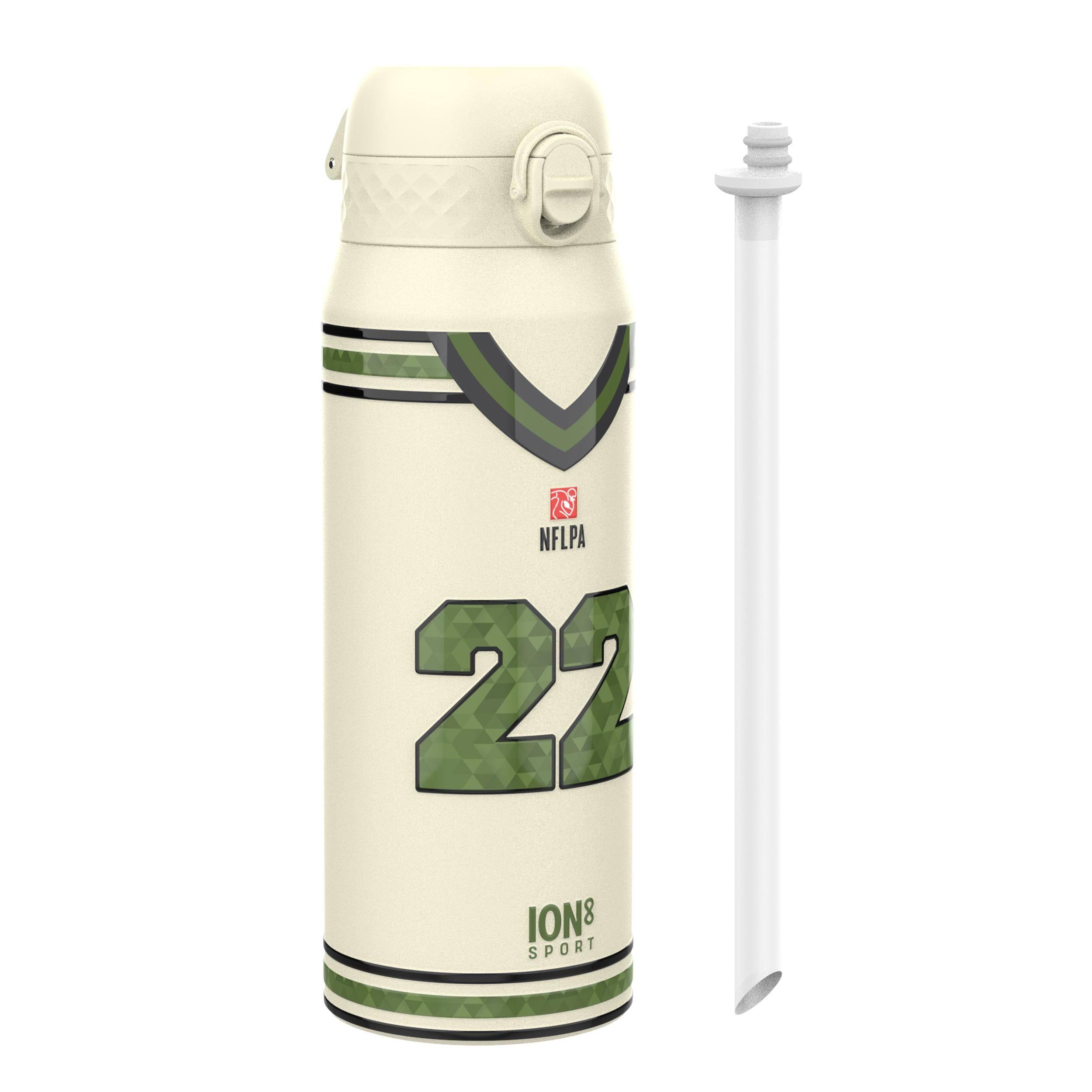 NFL PA ION8 Thermal Steel Water Bottle Icon Series, Derrick Henry Ivory ...