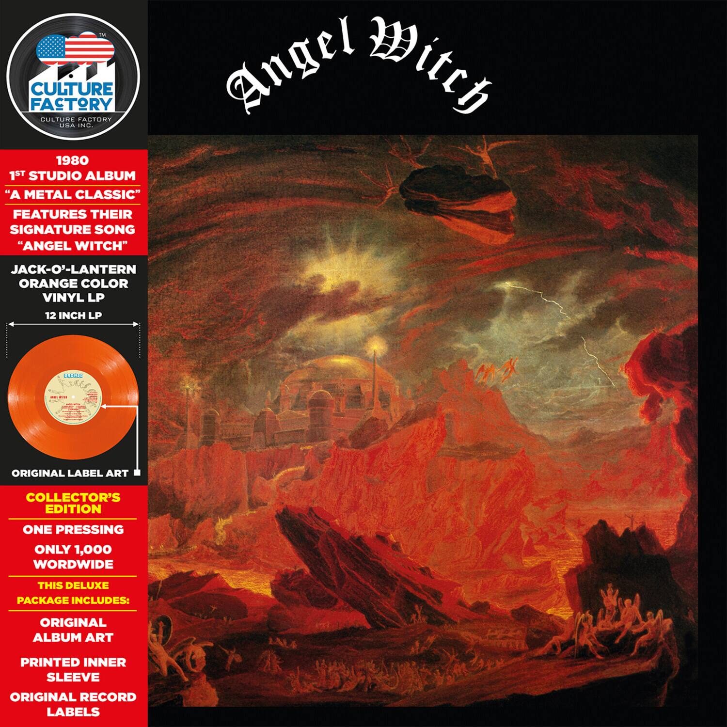 Angel Witch Angel Witch (Jack o' Lantern Orange) VINYL LP - Best Buy