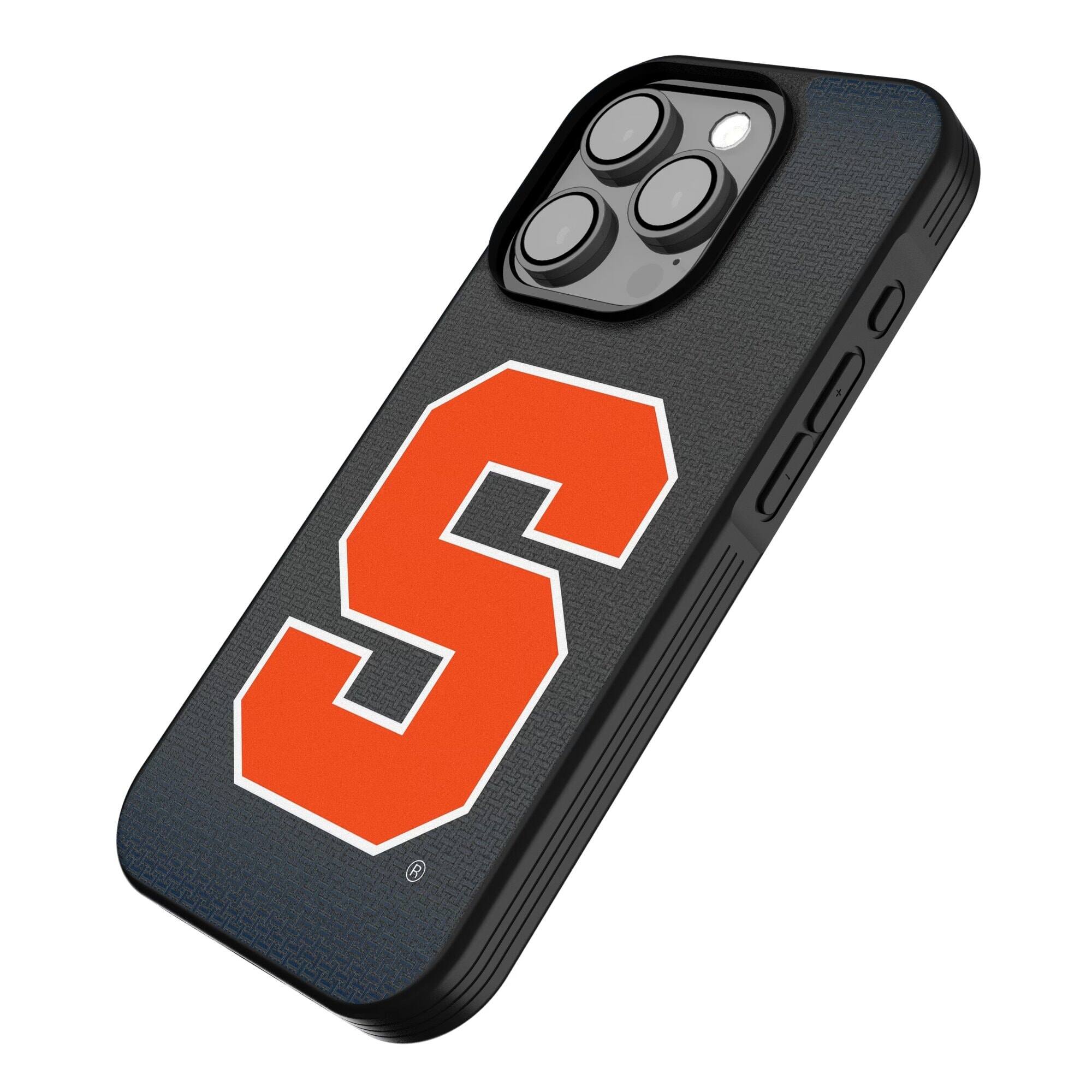 Keyscaper NCAA Syracuse Orange Linen Logo iPhone Bump Case 15 Plus ...