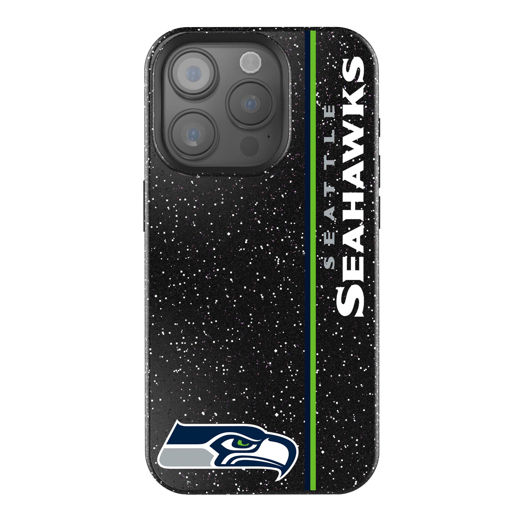Keyscaper NFL Seattle Seahawks iPhone Bling Case 15 Pro Max Black ...