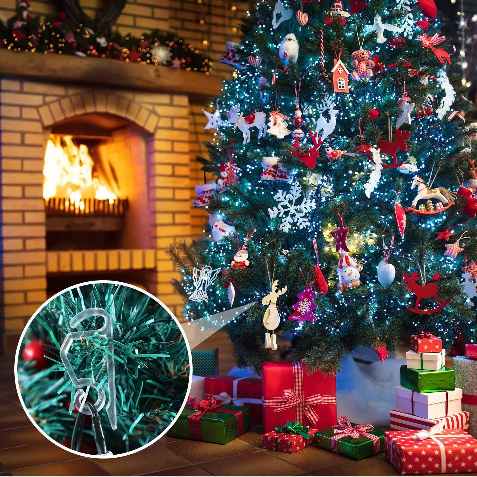 Paradigms Interiors Christmas Light Clips Outdoor Gutter Hooks Plastic ...