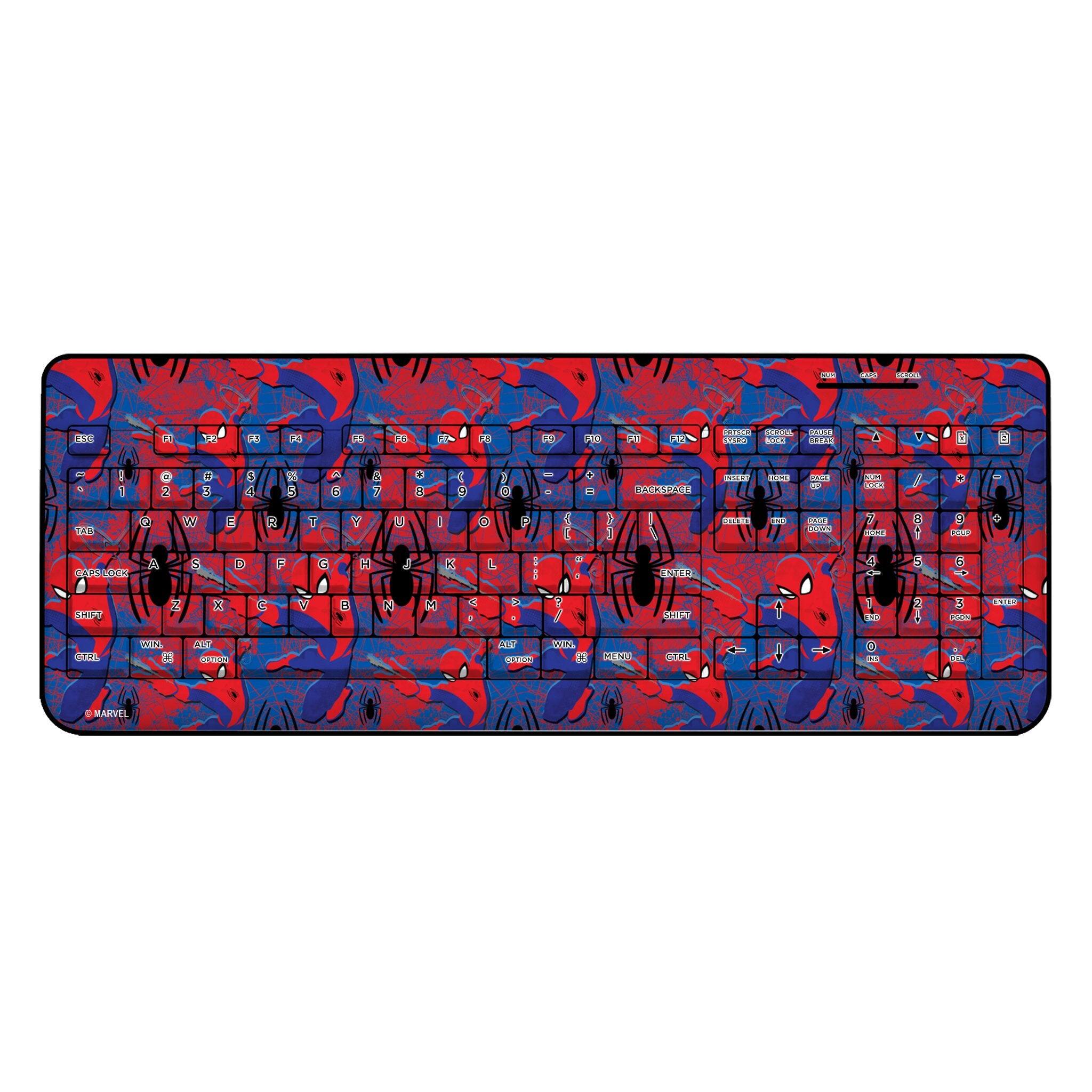 Keyscaper Marvel Pattern Wireless USB Keyboard Spider Man K510WL - Best Buy