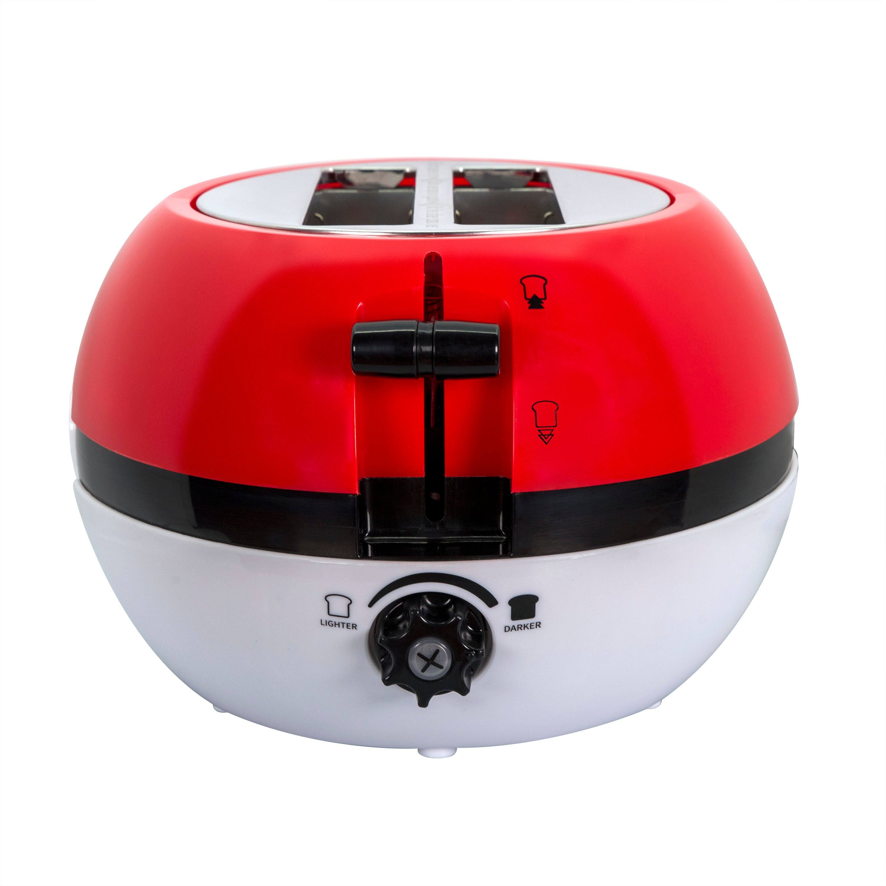 Customer Reviews: Uncanny Brands Pokémon Poké Ball Toaster Red TSTE-POK ...