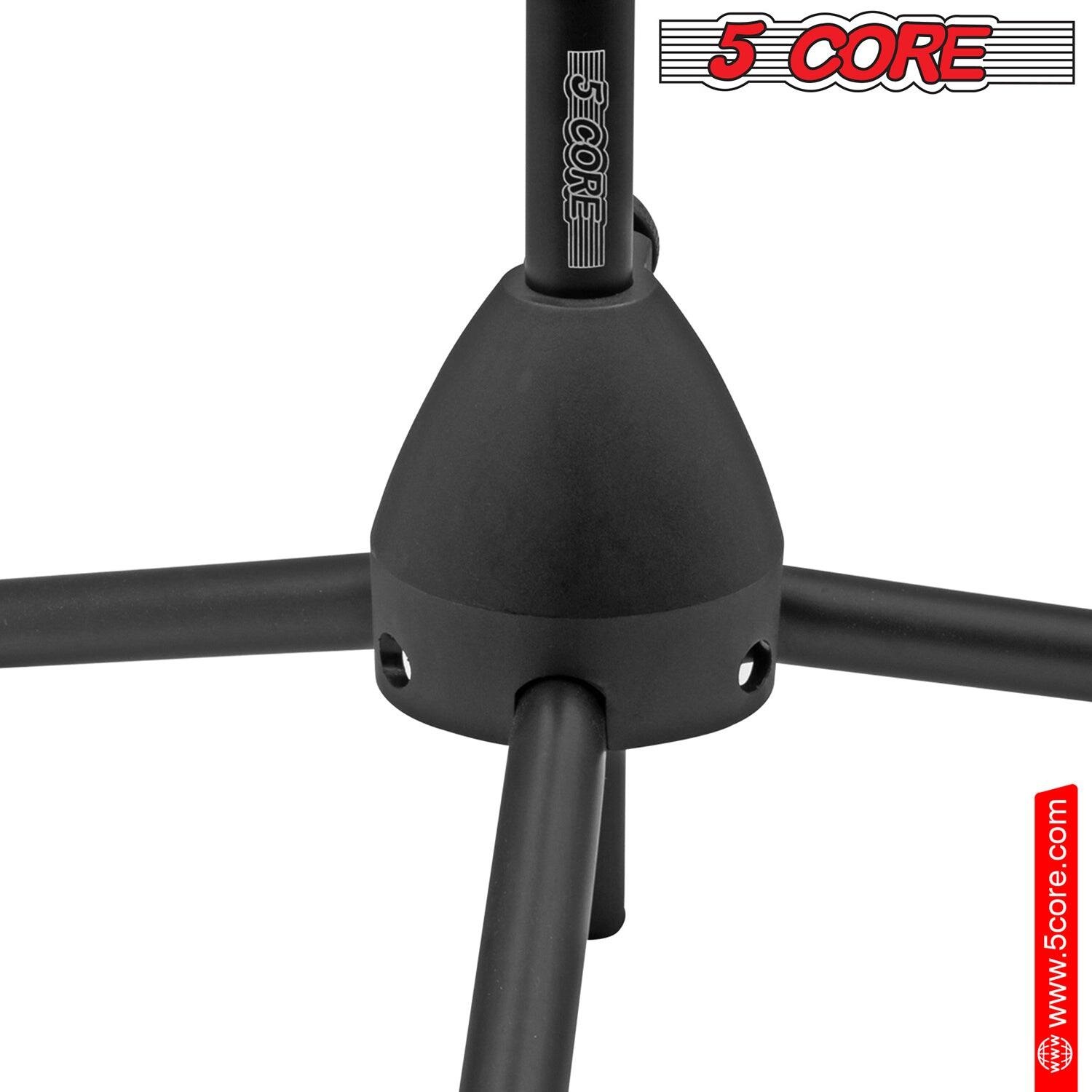 5 CORE Microphone Stand Floor Short Adjustable w Extending Telescoping ...