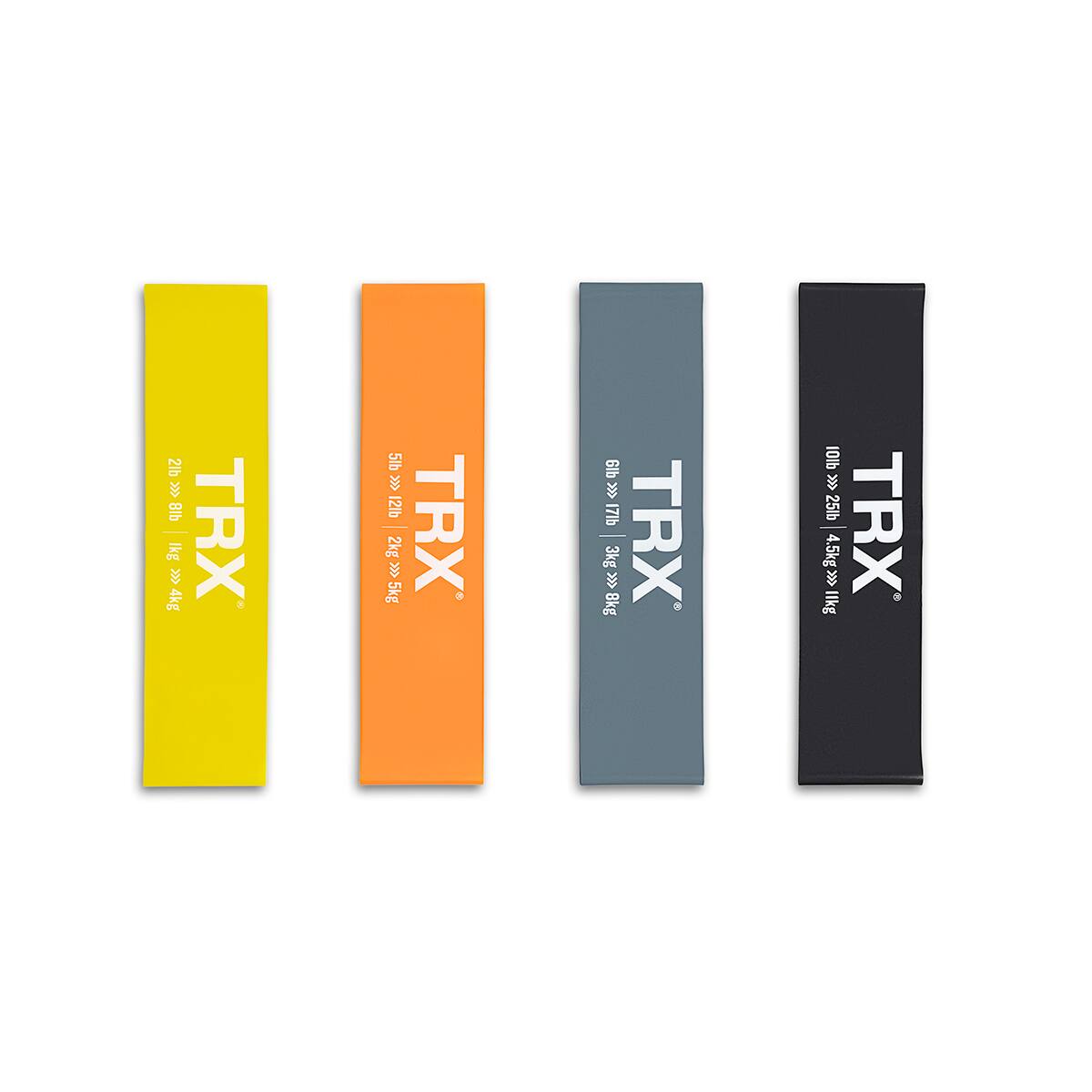 Best Buy: TRX Mini Exercise Bands Yellow/Orange/Grey/Black MINIBAND-BDL