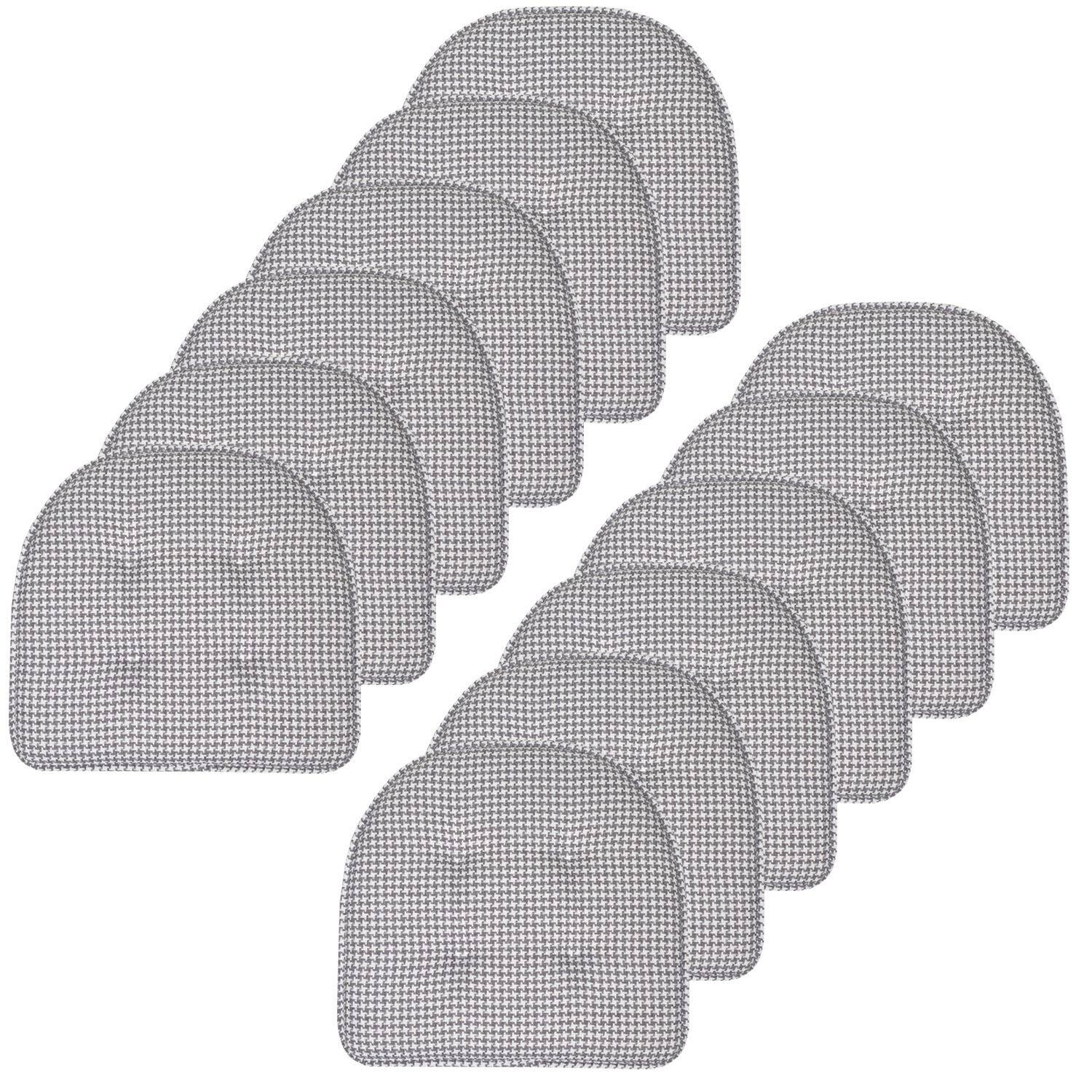 Sweet Home Collection Houndstooth Stitch U Shaped Memory Foam 17" x 16 ...