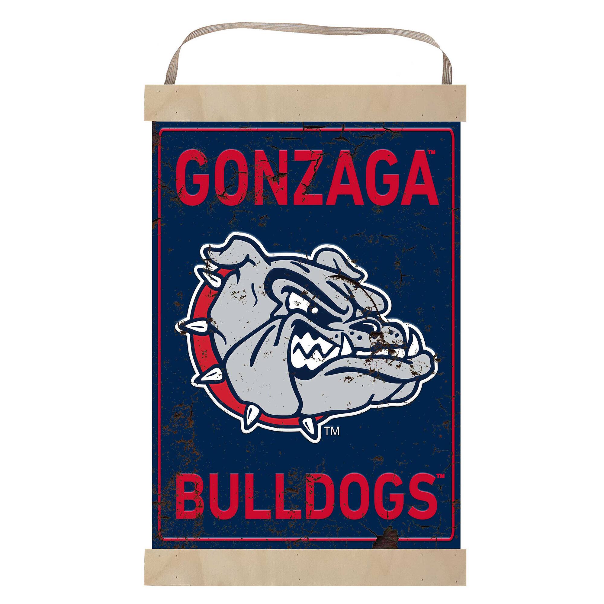 Jardine Gonzaga Bulldogs Retro Logo Banner Sign Navy 4966662 - Best Buy