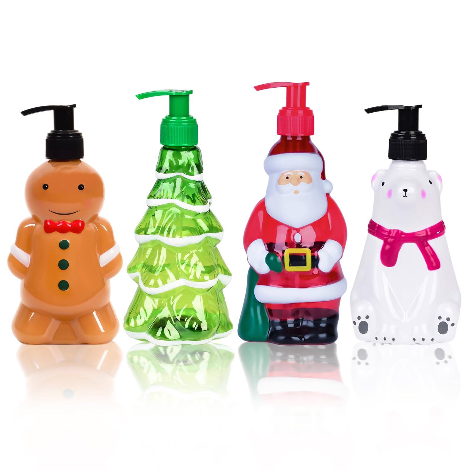 Dapper Styles Christmas Decor Soap Dispensers Kitchen Dispenser Bottles Bathroom Sets Refillable ...