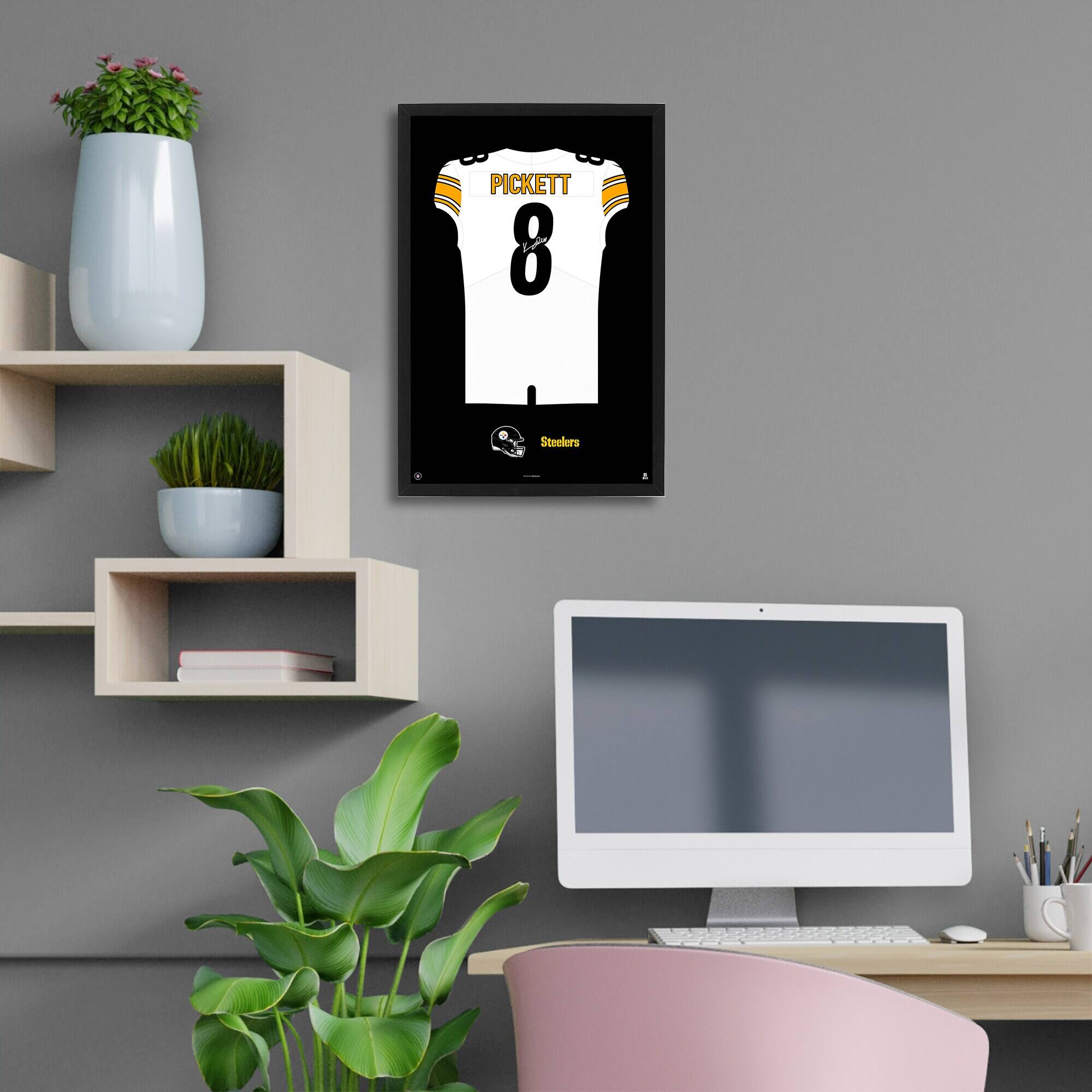 Sporticulture Kenny Pickett Pittsburgh Steelers Away Jersey Framed Art ...