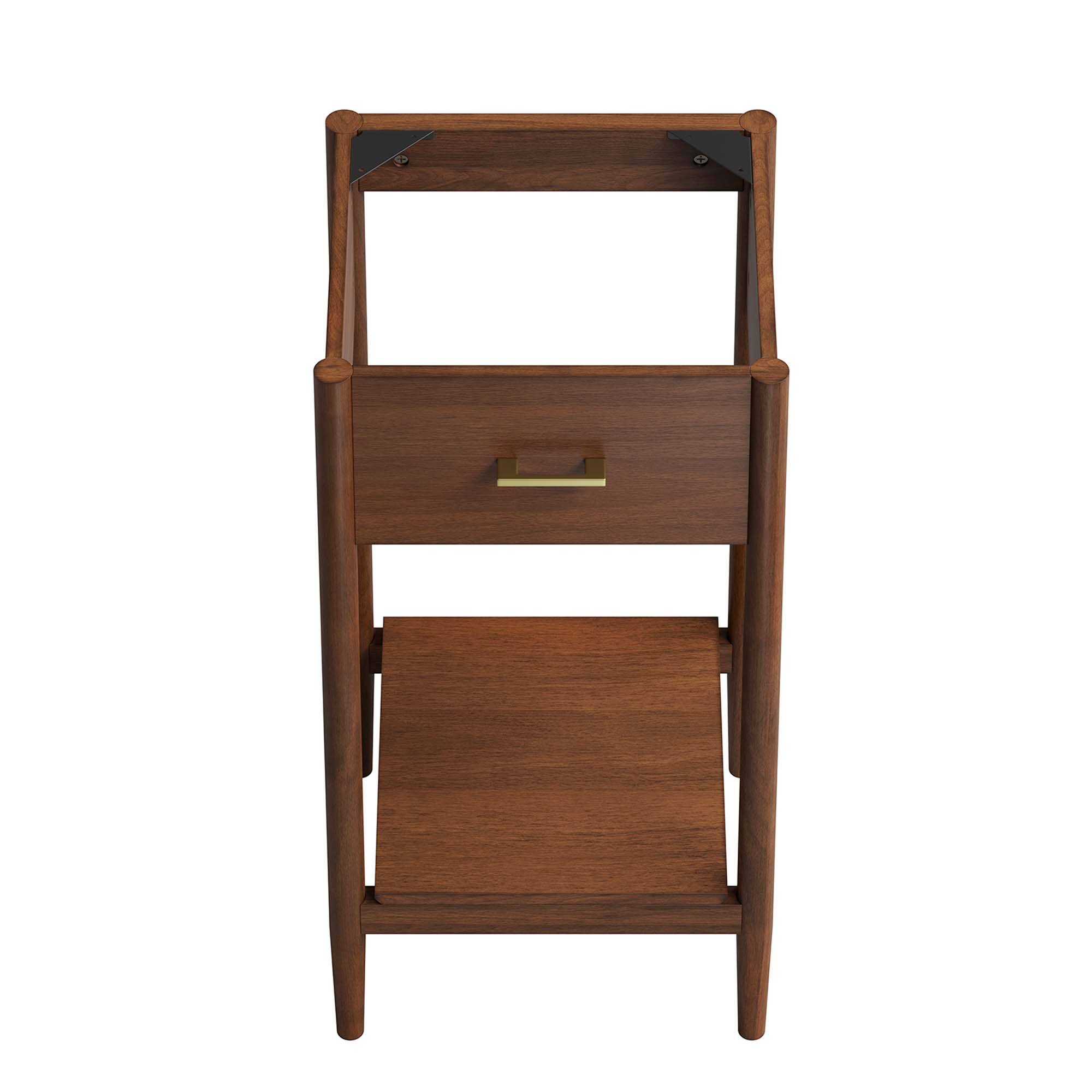 Zaire Bathroom Cabinet Basin Not Included by Modway Walnut EEI-6351-WAL ...