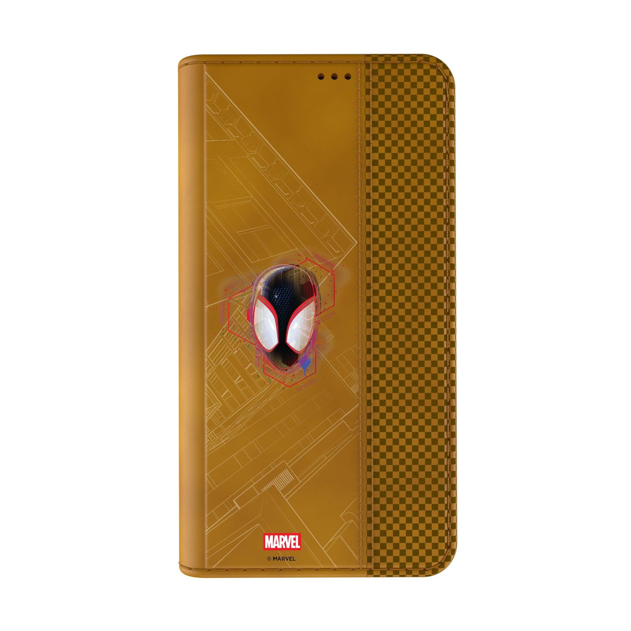 Keyscaper Marvel Badge Folio Phone Case Apple iPhone 15 Miles Morales ...