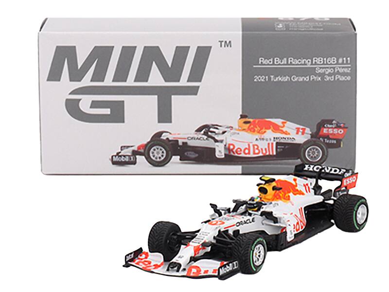 Mini GT Red Bull Racing RB16B #11 Sergio Perez "Oracle Honda" 3rd Place ...