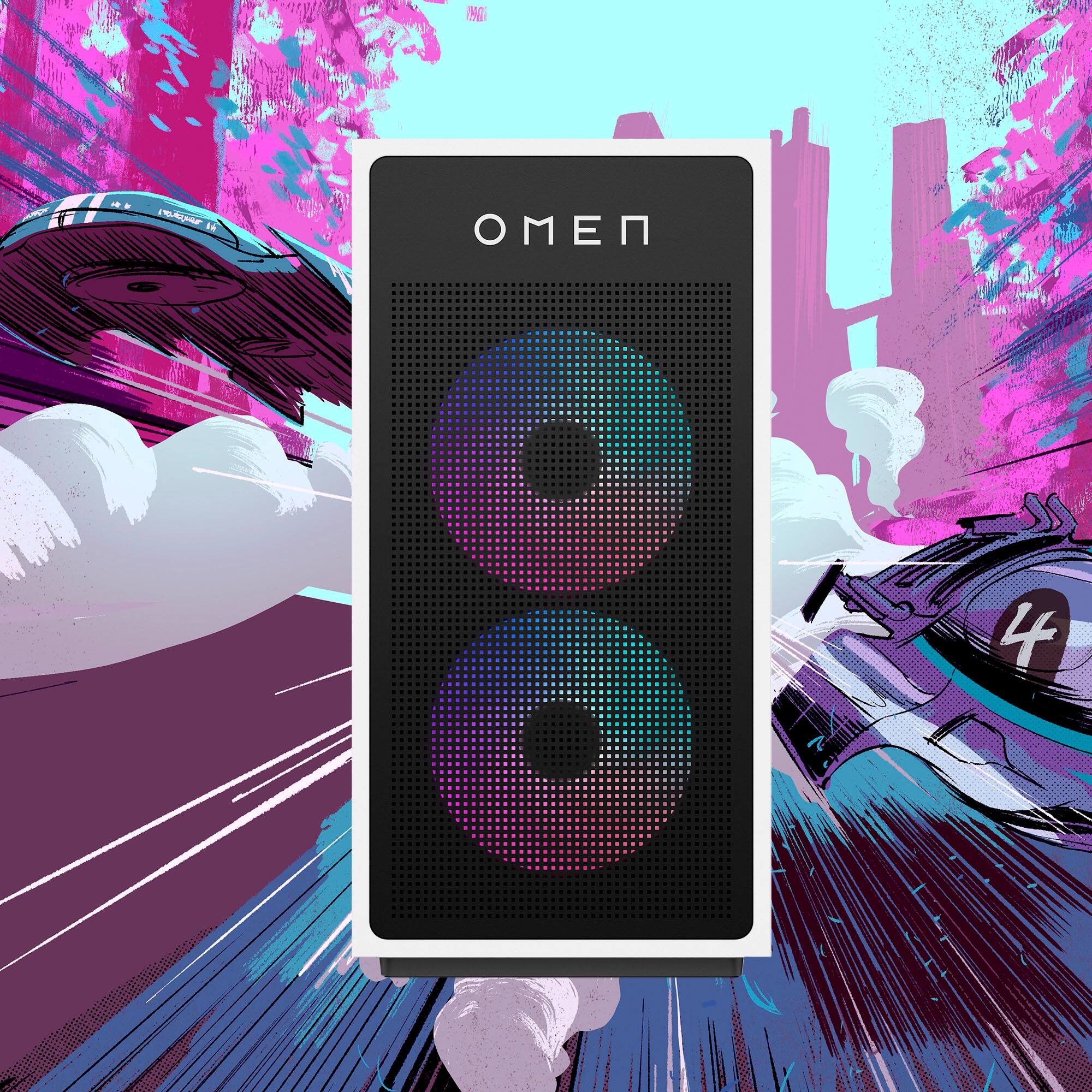 HP OMEN 35L Gaming Desktop AMD Ryzen 7 8700G 16GB DDR5 Memory NVIDIA ...