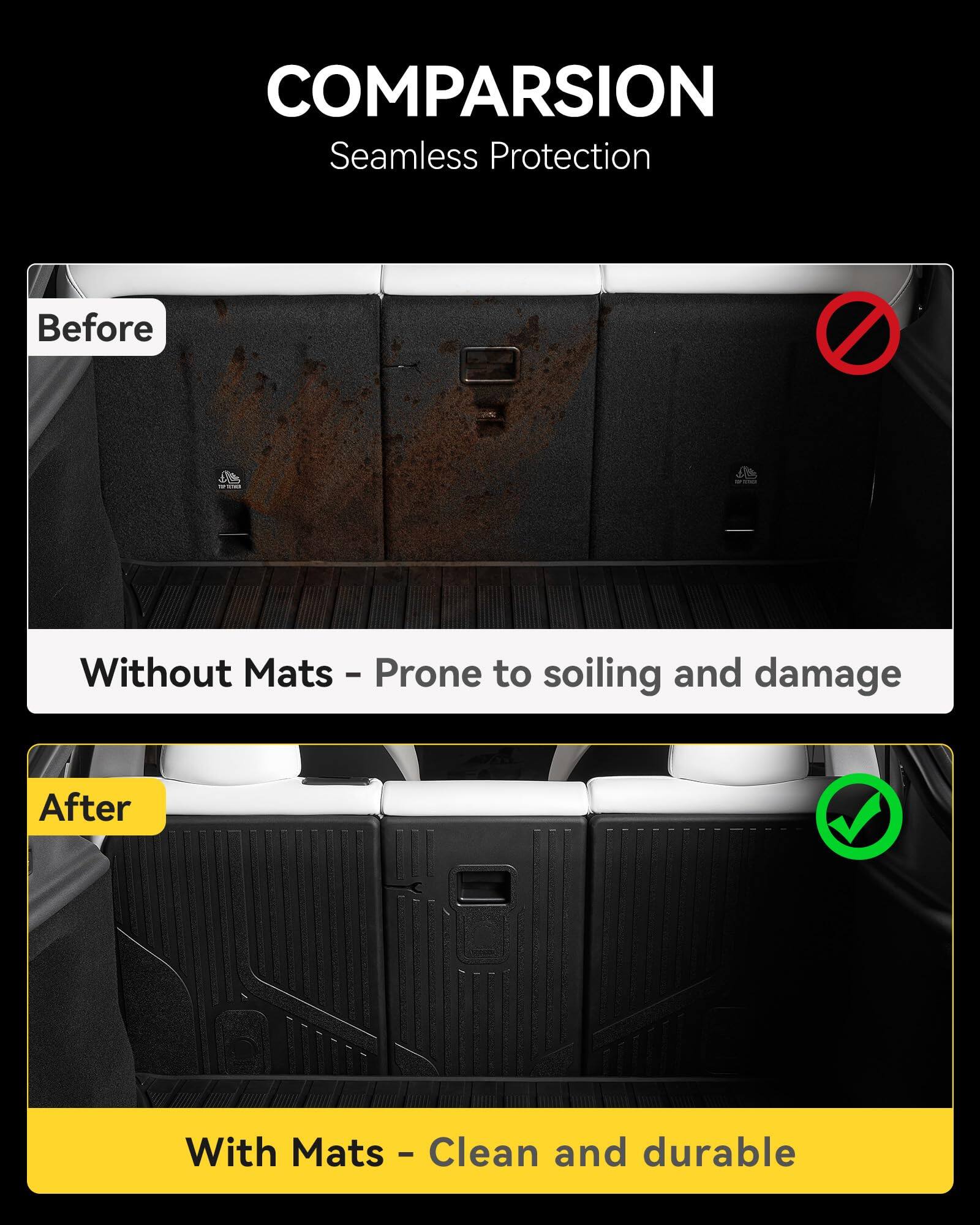 COTTAGE Suv Cargo Liner For Dogs Pu Leather Waterproof Pet Trunk Cover ...