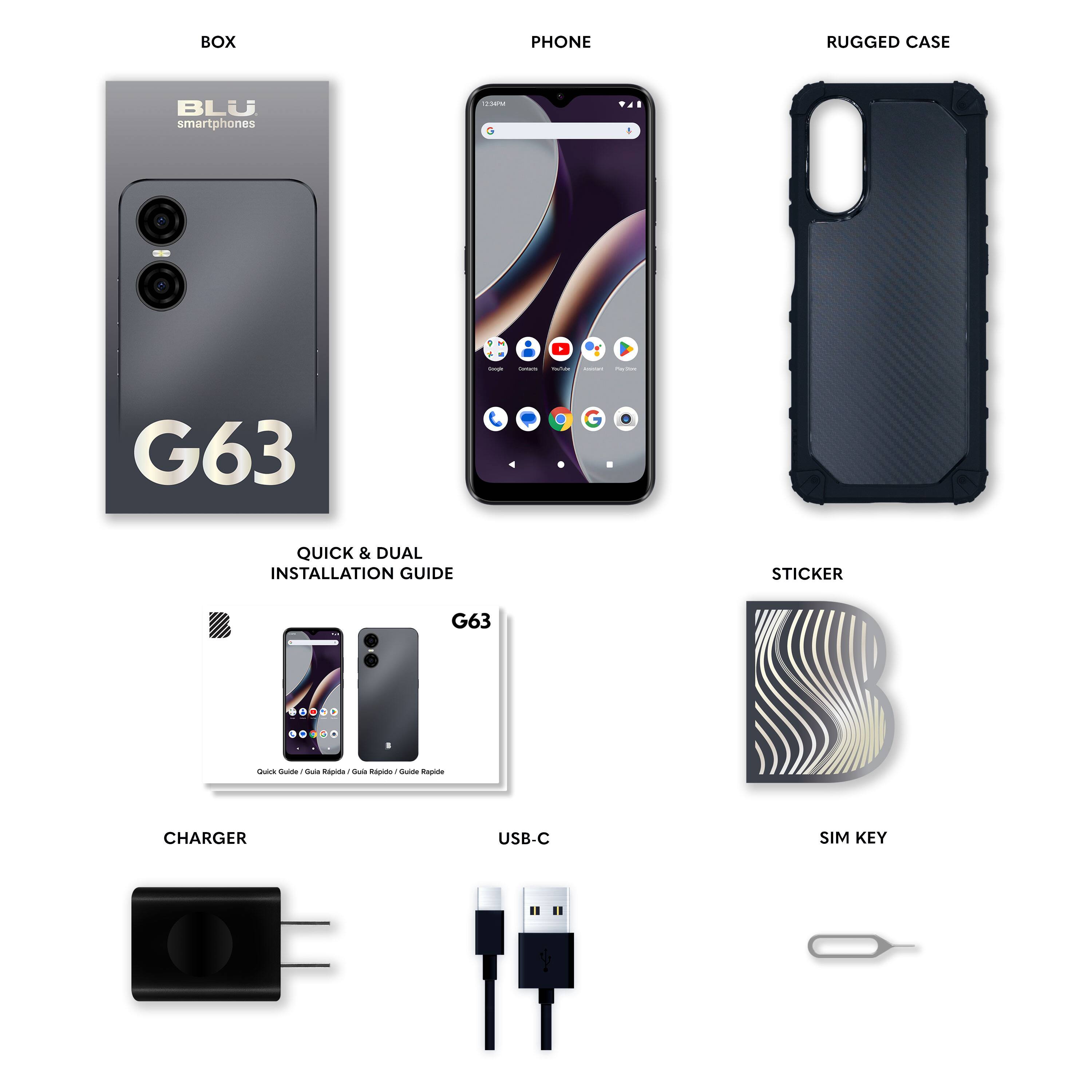 Customer Reviews: BLU G63 128GB (Unlocked) Black G0870 - Best Buy