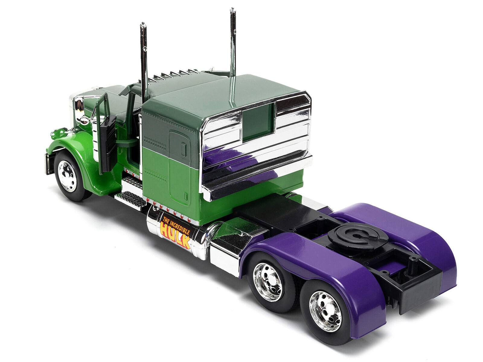 Jada 1992 Peterbilt 379 Truck Tractor "The Incredible Hulk" "Marvel ...
