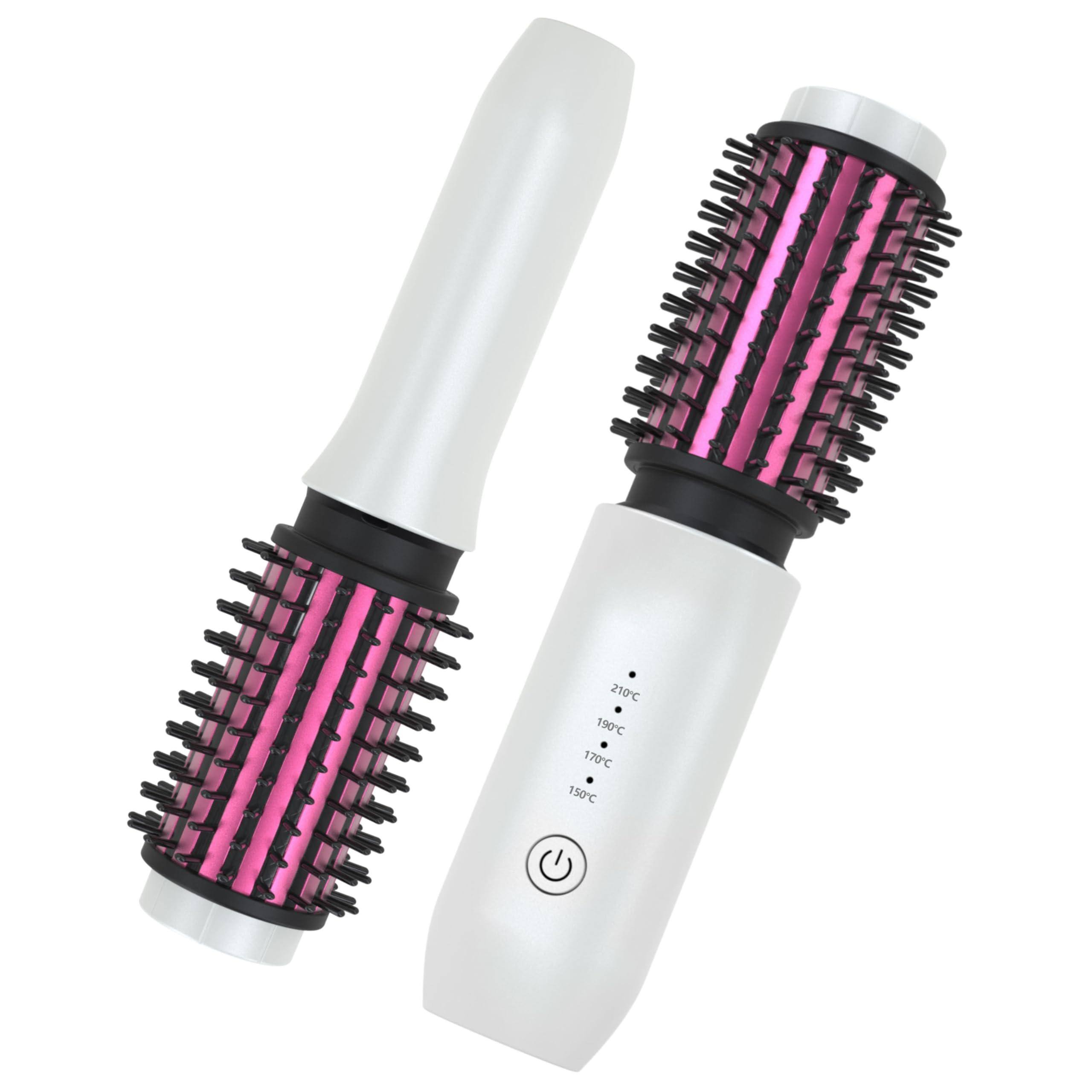 Reds Spade Cordless Hair Curling Iron Brush Mini Travel Hot ...