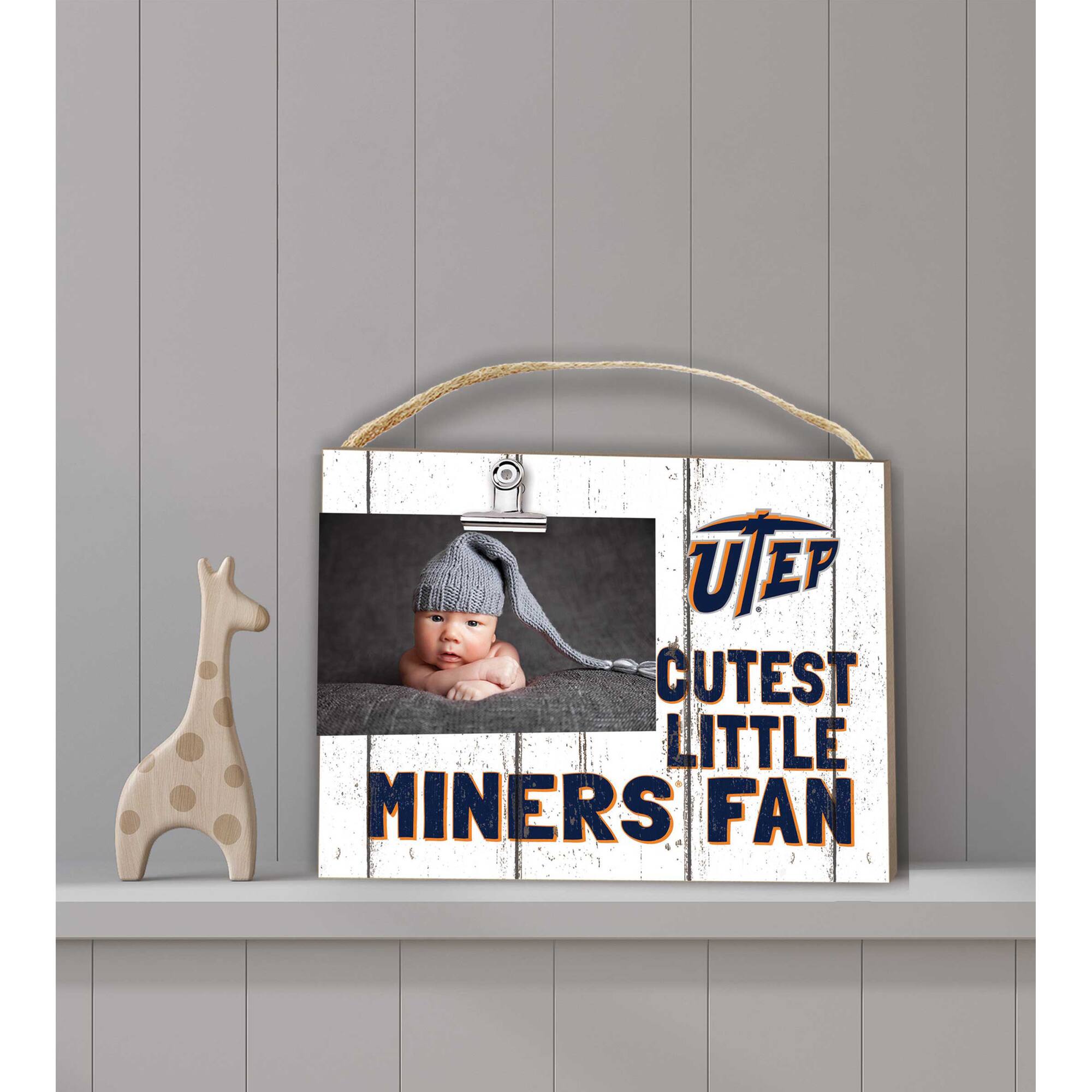 Jardine UTEP Miners 8'' x 10'' Cutest Little Fan Weathered Team Logo ...