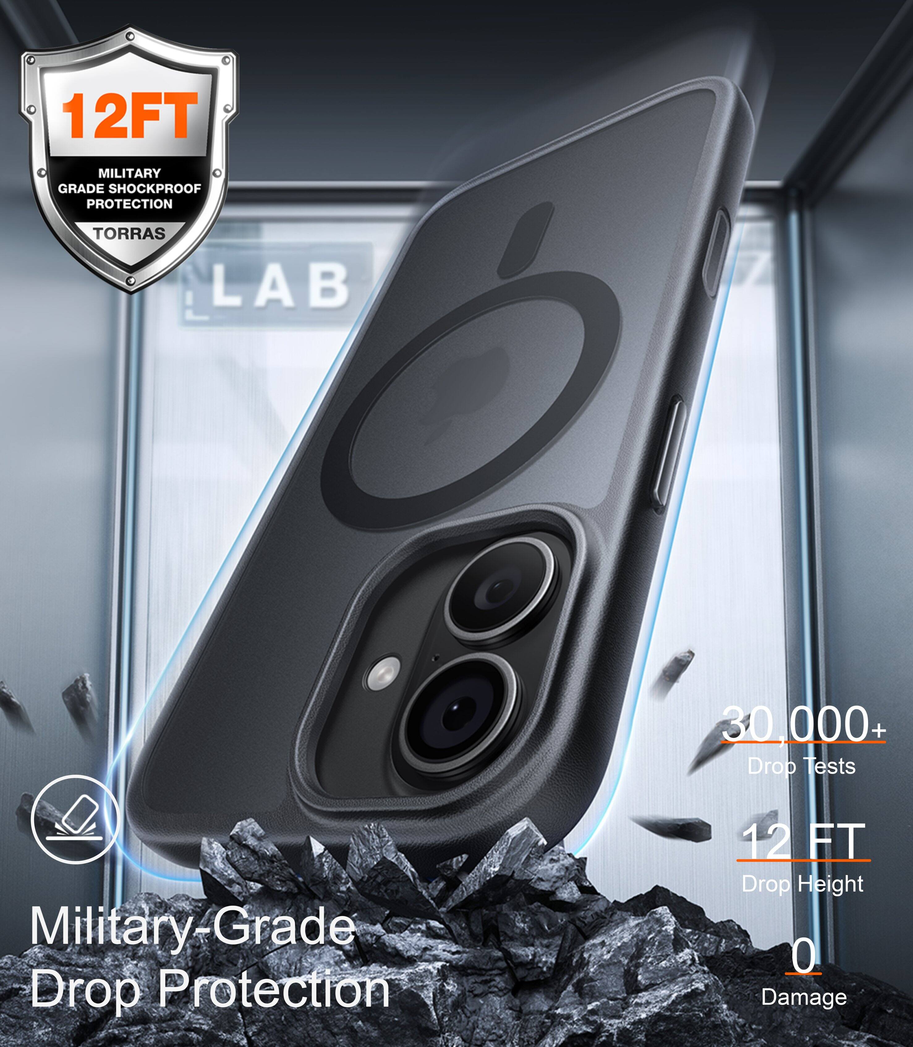 TORRAS Guardian Magnetic Military Grade Protective Case with Ergonomic ...