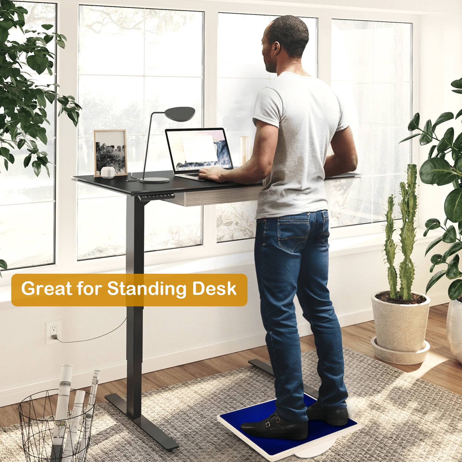 WELSPO Wooden Balance Board, Rocker Board for Physical Therapy, Core ...