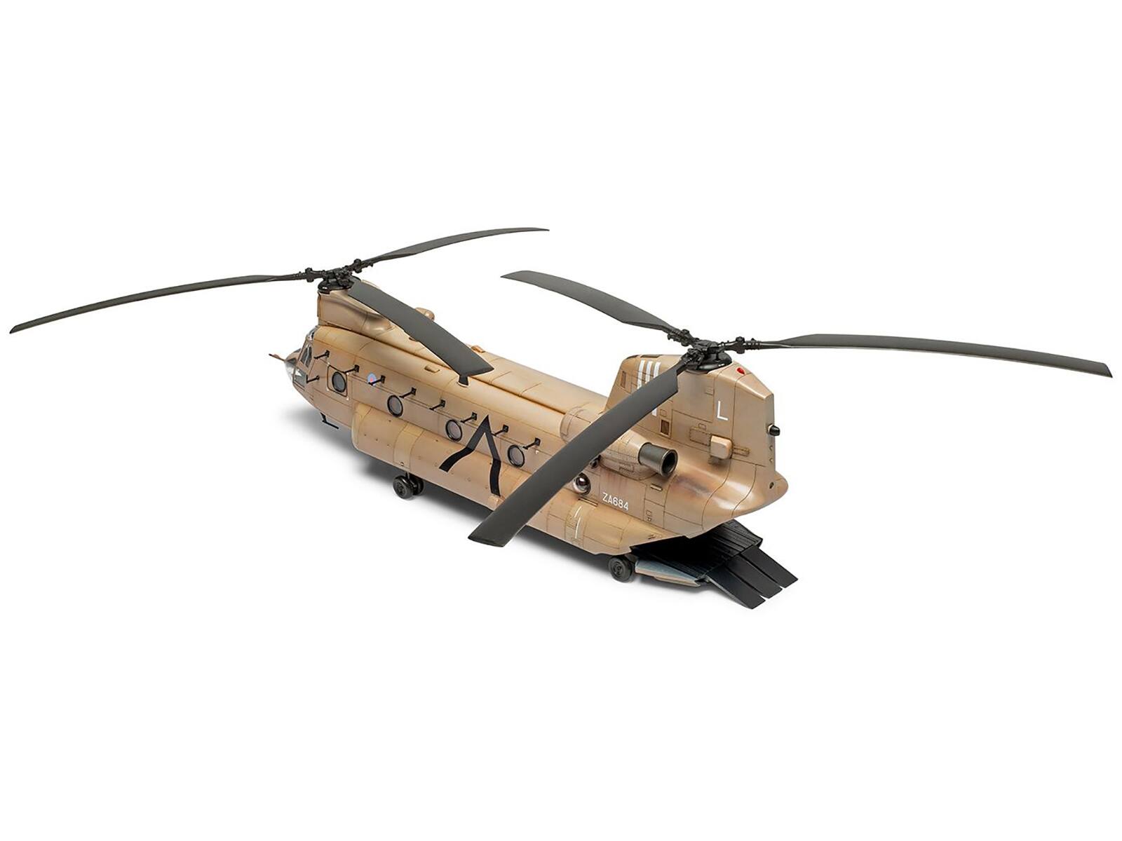 Level 3 Model Kit Boeing Chinook HC.1 Helicopter with 2 Scheme Options ...