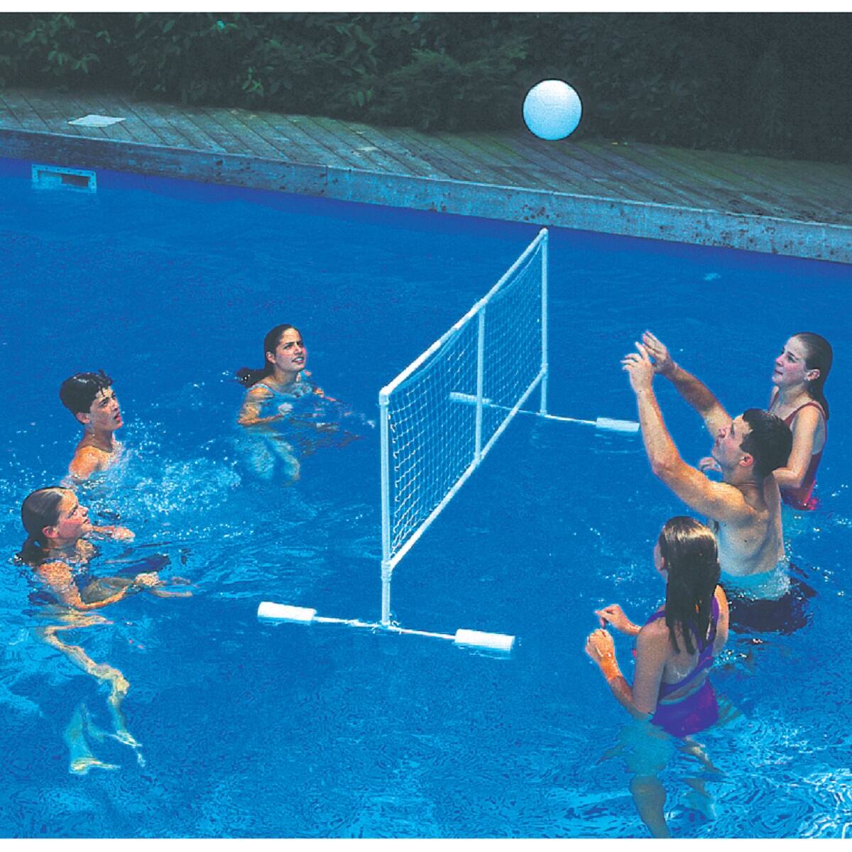Swim Central 86" Water Sports Swimming Pool Floating Volleyball Game ...