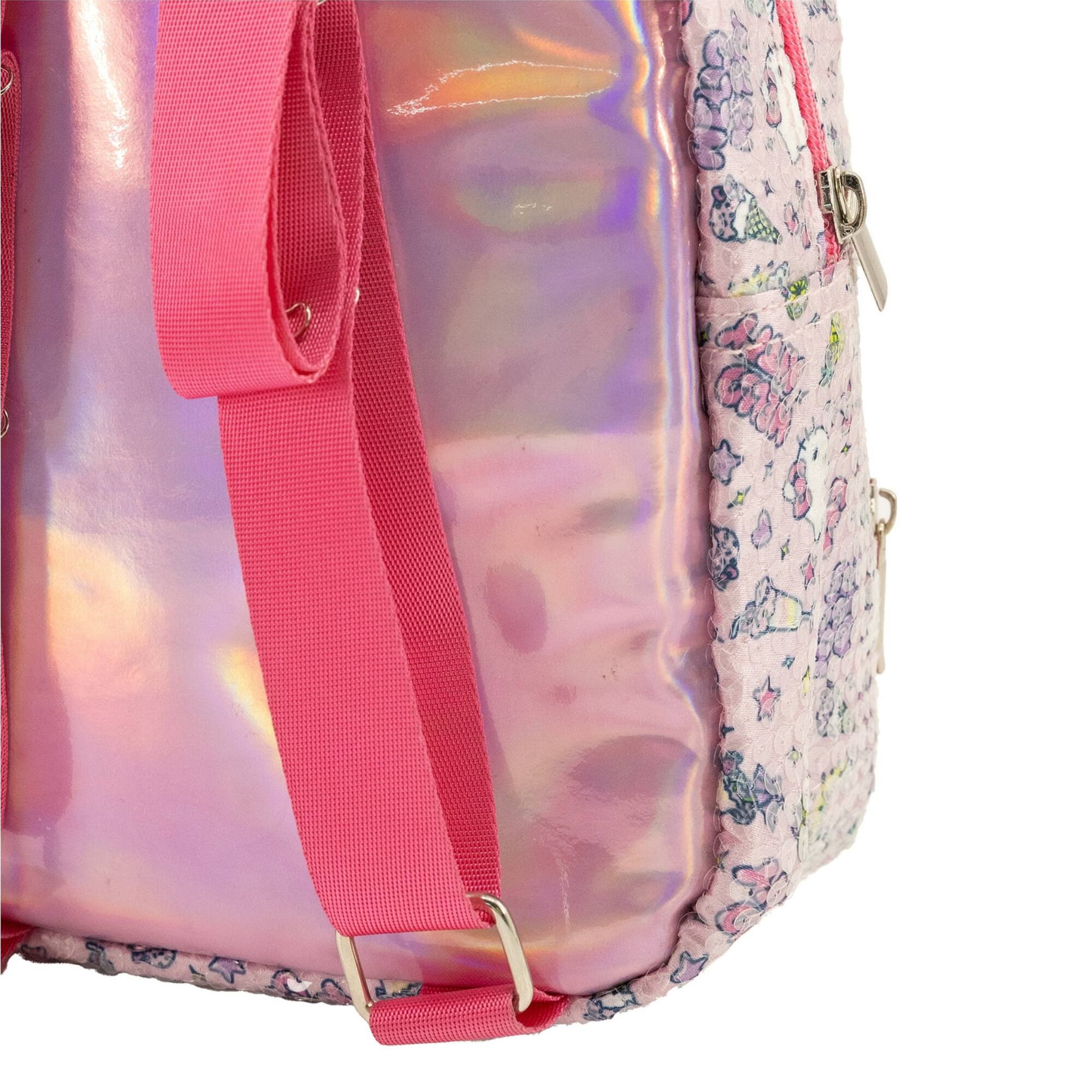 UPD Sanrio Hello Kitty Sequined Cupcake Mini Backpack 9" Pink with ...