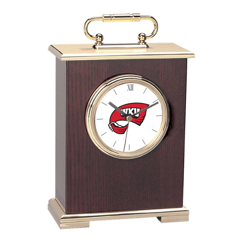 Jardine Western Kentucky Hilltoppers Primary Team Logo Carriage Clock ...