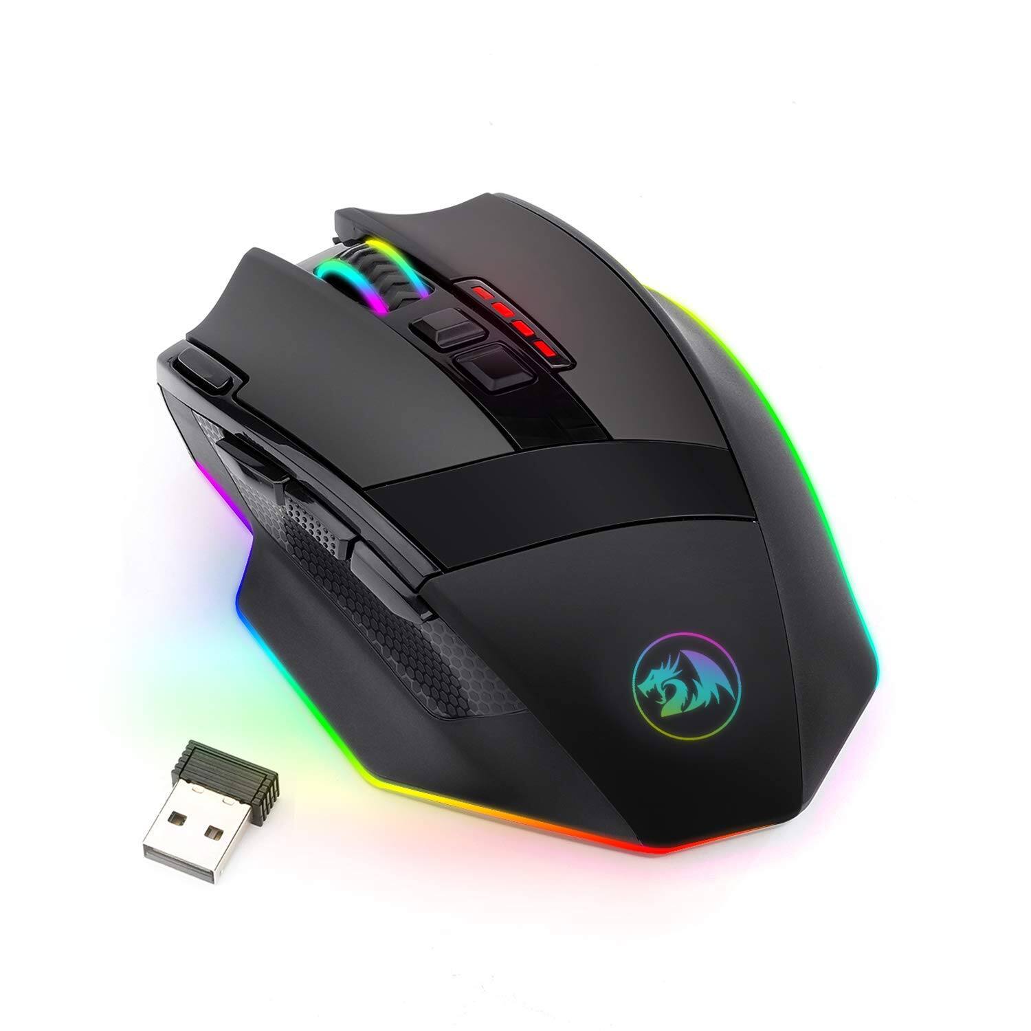PO3TICJUNKI3 M801 Gaming Mouse Rgb Pc Mmo With Buttons Macro Recording ...