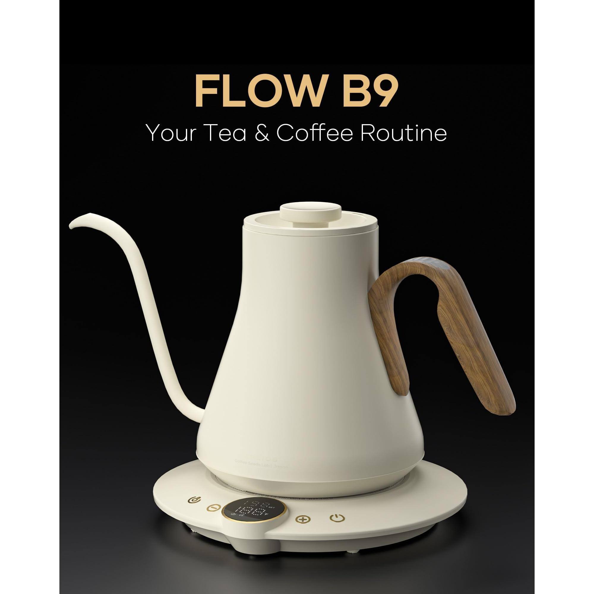 Dapper Styles Flow B9 Gooseneck Electric Kettle Precise Temperature ...