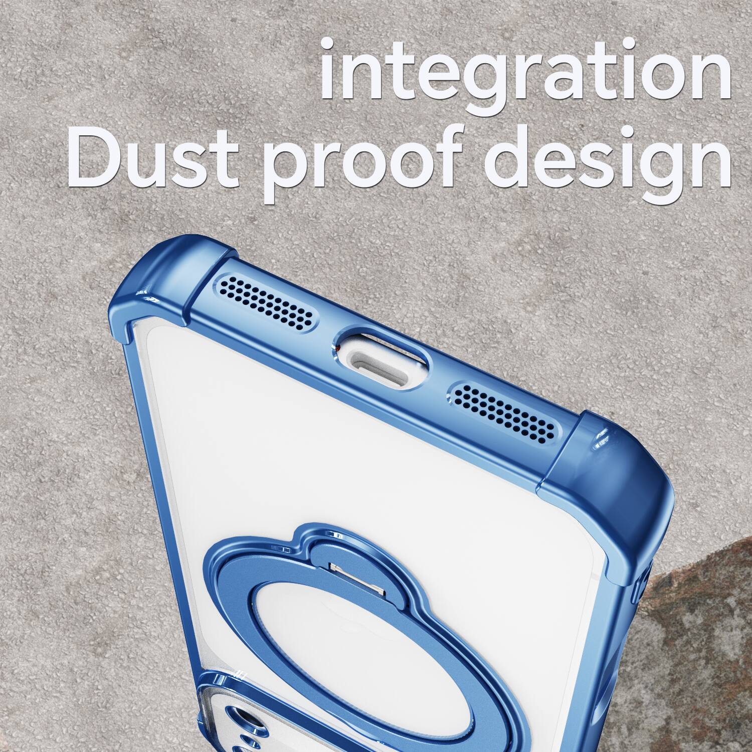 Dteck Shockproof Clear Phone Case for Apple iPhone 18 Pro, Rugged ...
