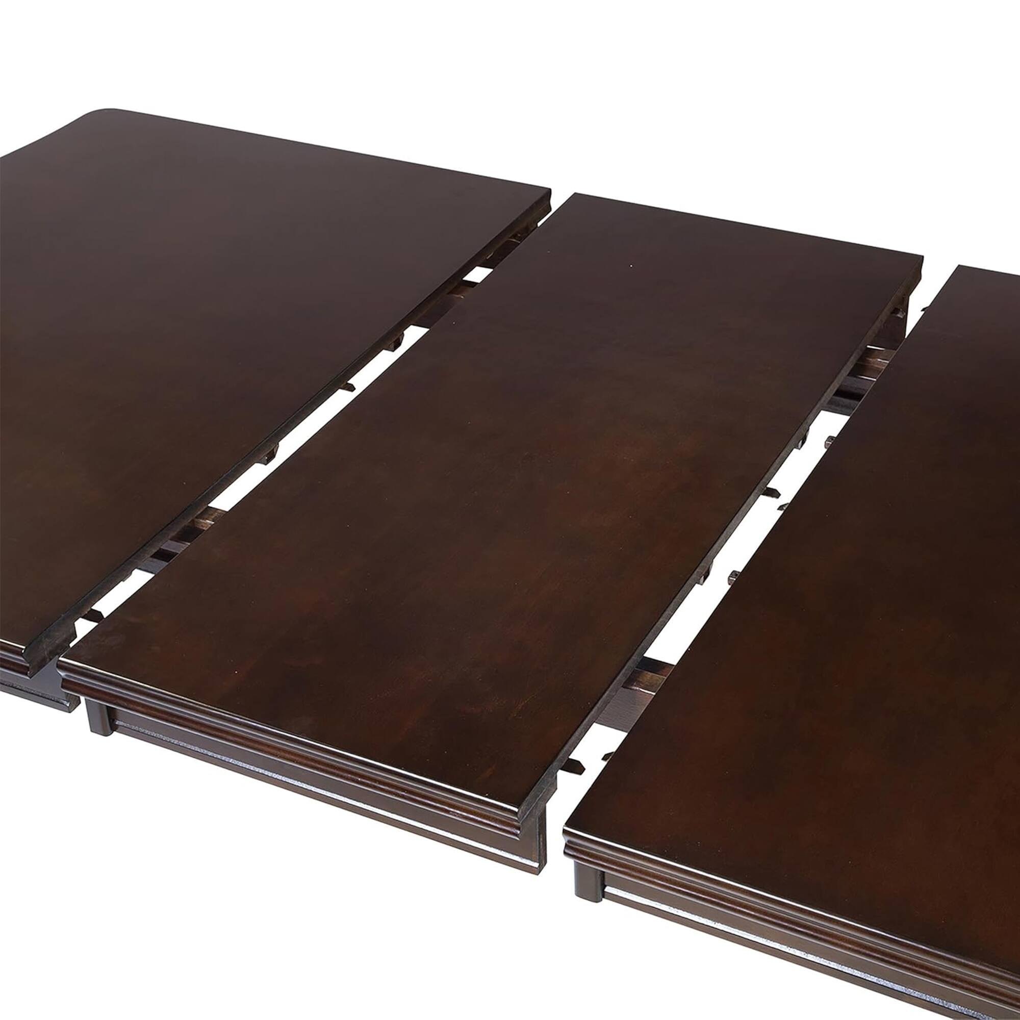 Manhattan Lane Demy 7pc Dining Table and 6 Chairs Set, Faux Leather ...