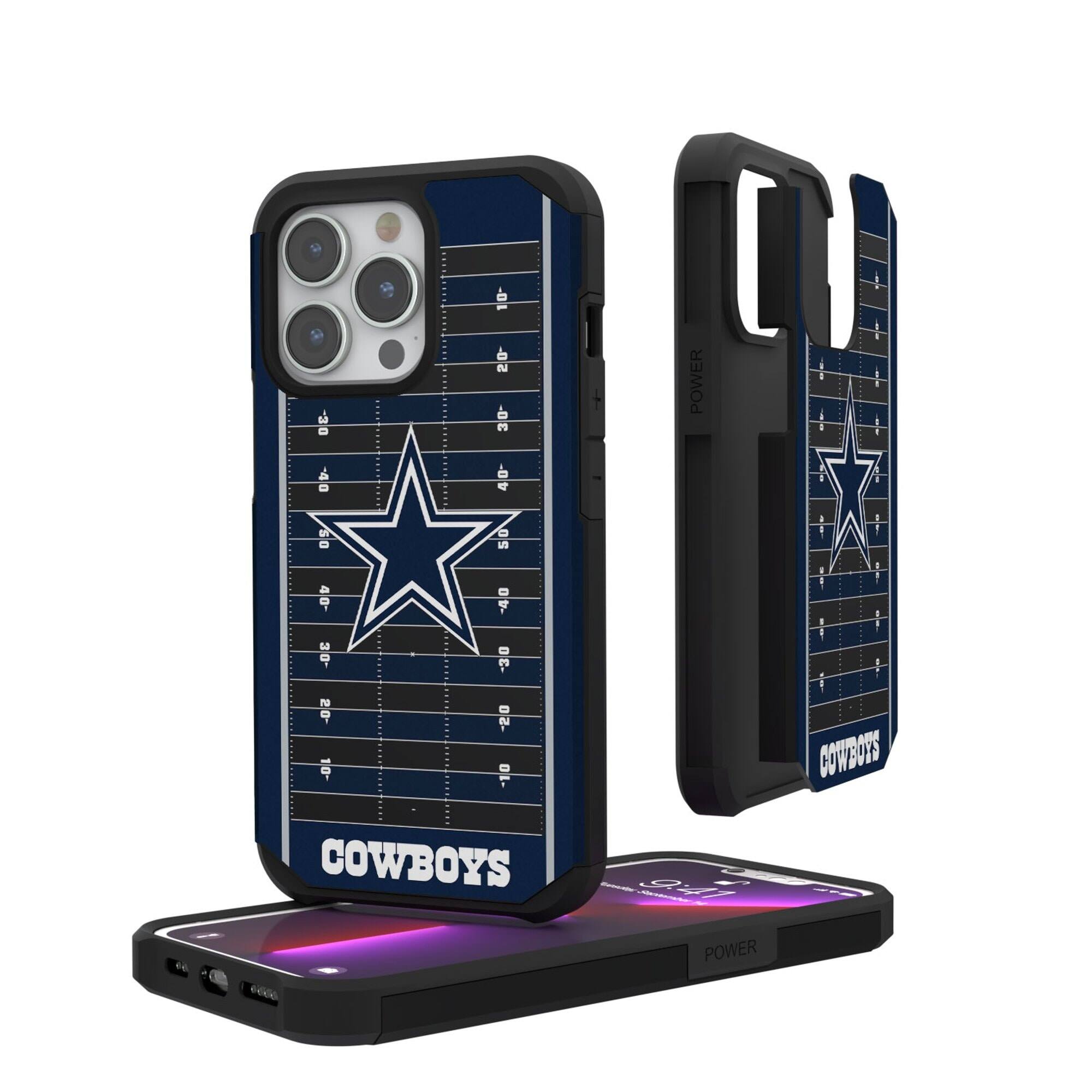 Keyscaper NFL Dallas Cowboys iPhone Rugged Field Design Case 16 Pro Max ...