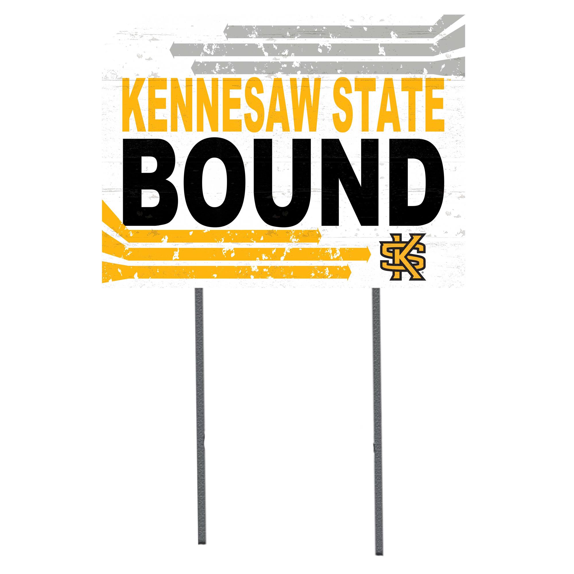 Jardine Kennesaw State Owls 18'' x 24'' Bound Yard Sign White 5201276 ...