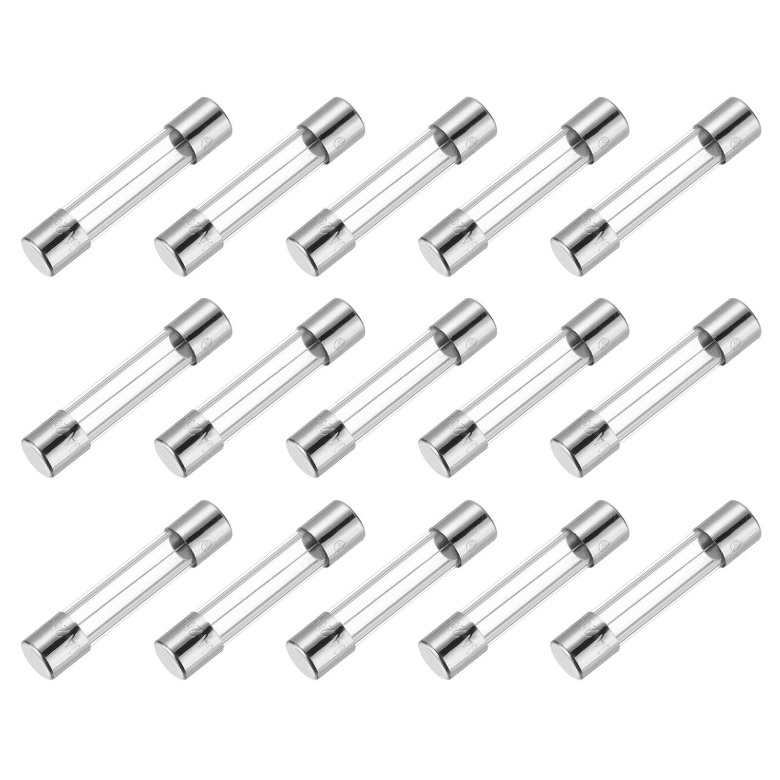 Unique Bargains 10A 250V 5x20mm Time Delay Glass Fuse UL Listed Slow ...