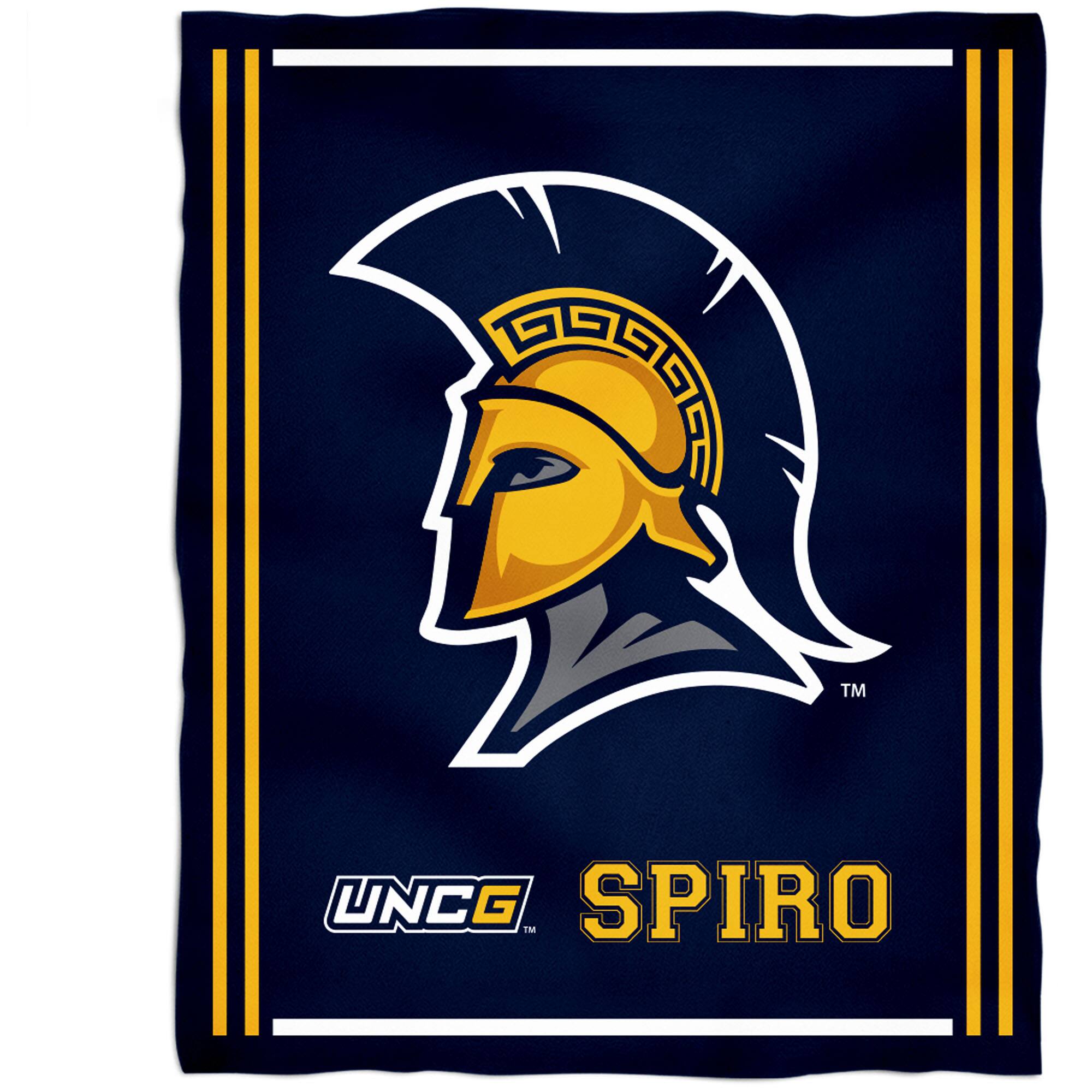 Vive La Fete UNCG Spartans 36'' x 48'' Children's Mascot Plush Blanket ...