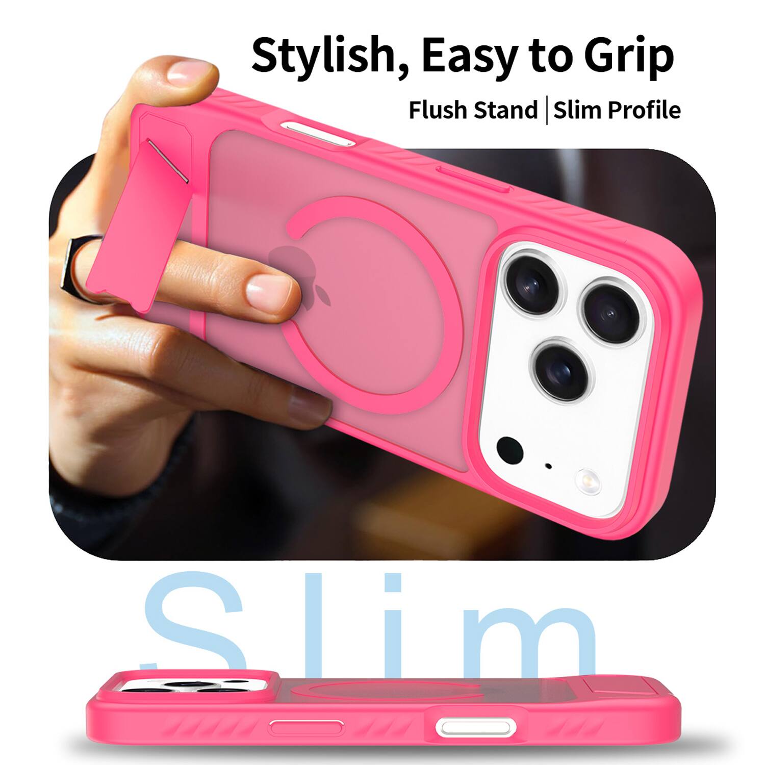 Dteck for Apple iPhone 17 Pro Max Translucent Matte Case,Shockproof ...