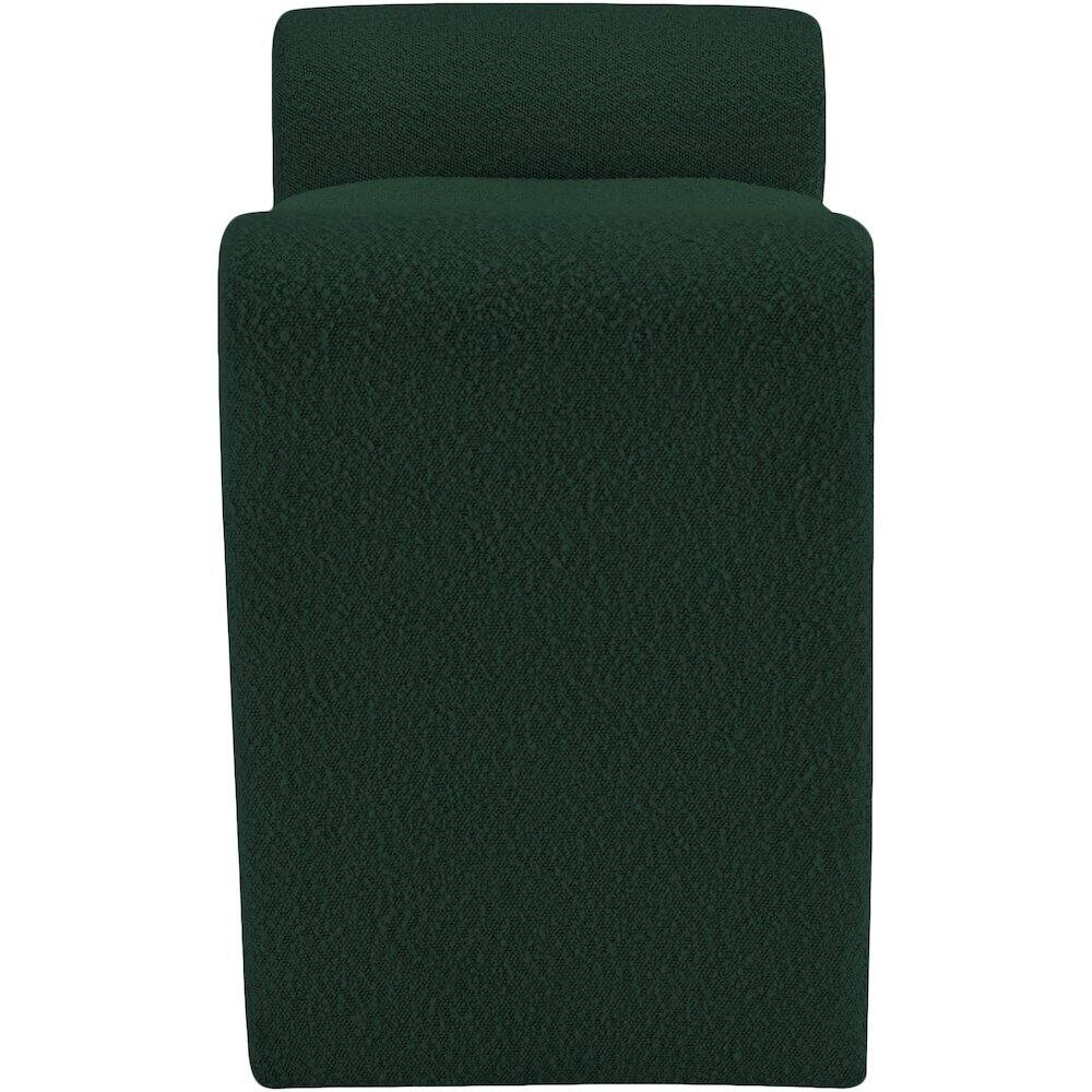 Meridian Furniture Stylus Boucle Fabric Bench Green 148Green - Best Buy