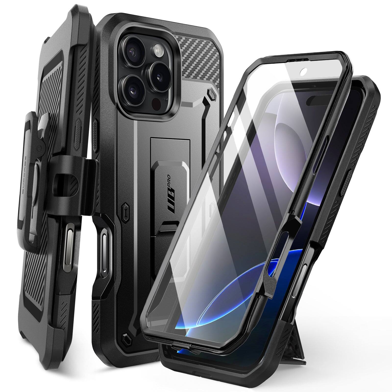 SUPCASE iPhone 16 Pro Max 6.9 inch Unicorn Beetle PRO Rugged Case Black ...