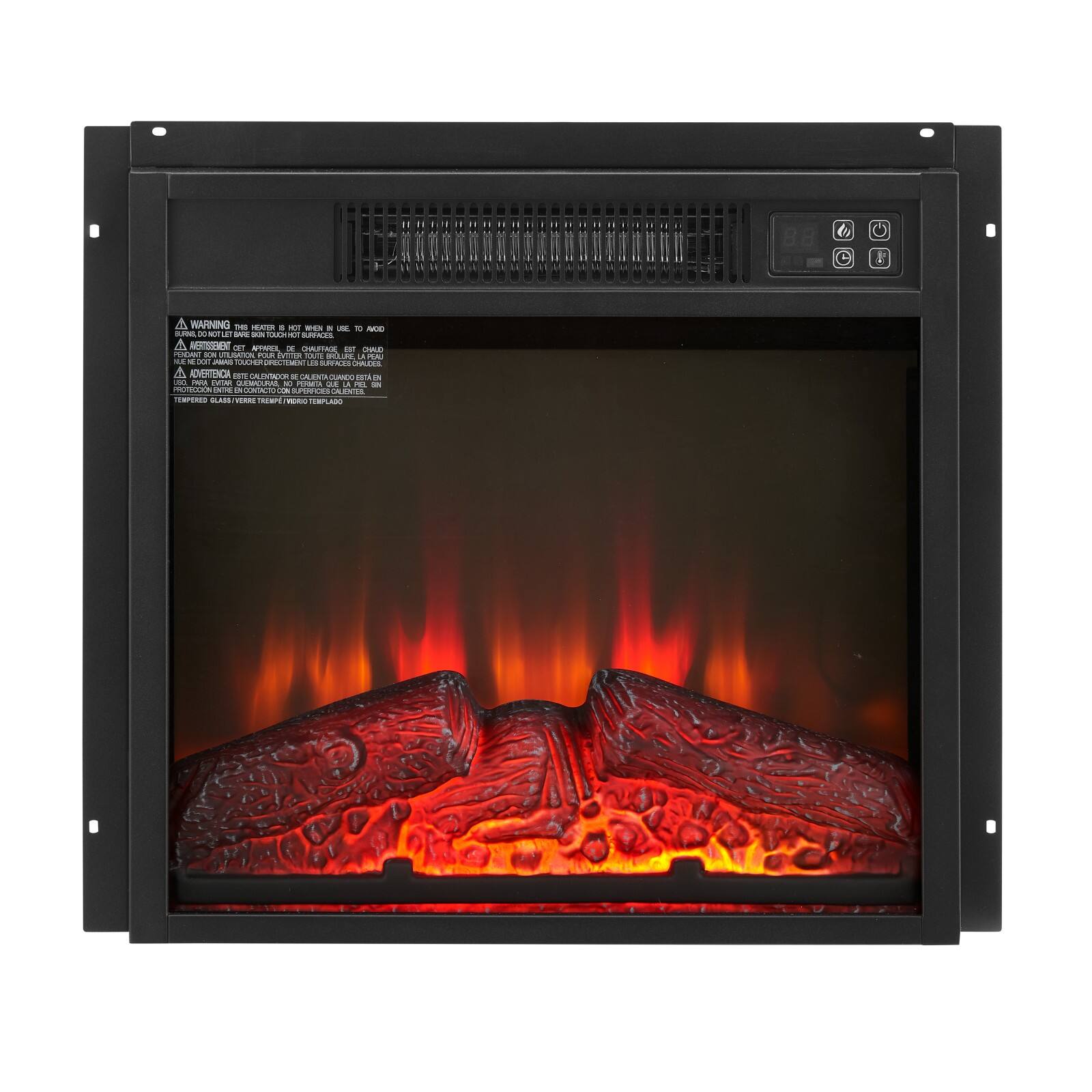 Ecooso 23" Slim Electric Firebox Heater, 1400W 4777 BTU, Remote Control ...
