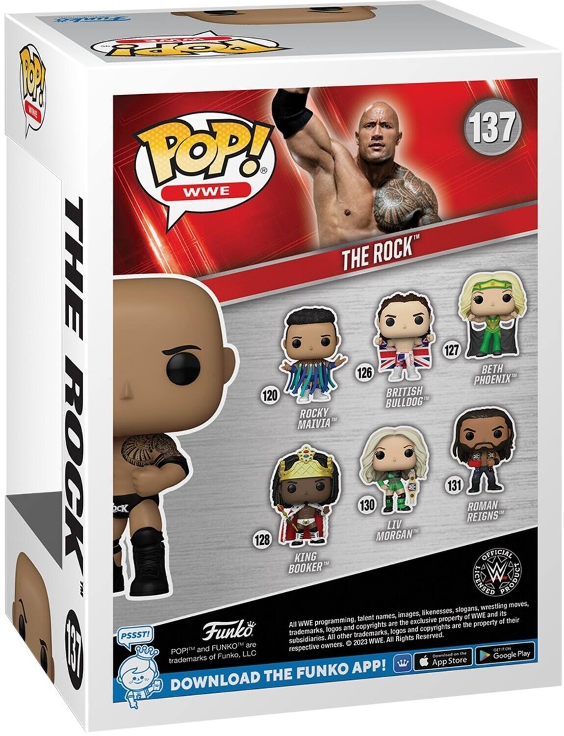 Funko POP! WWE: The Rock (Final) Collectibles Multicolor 889698722810 ...