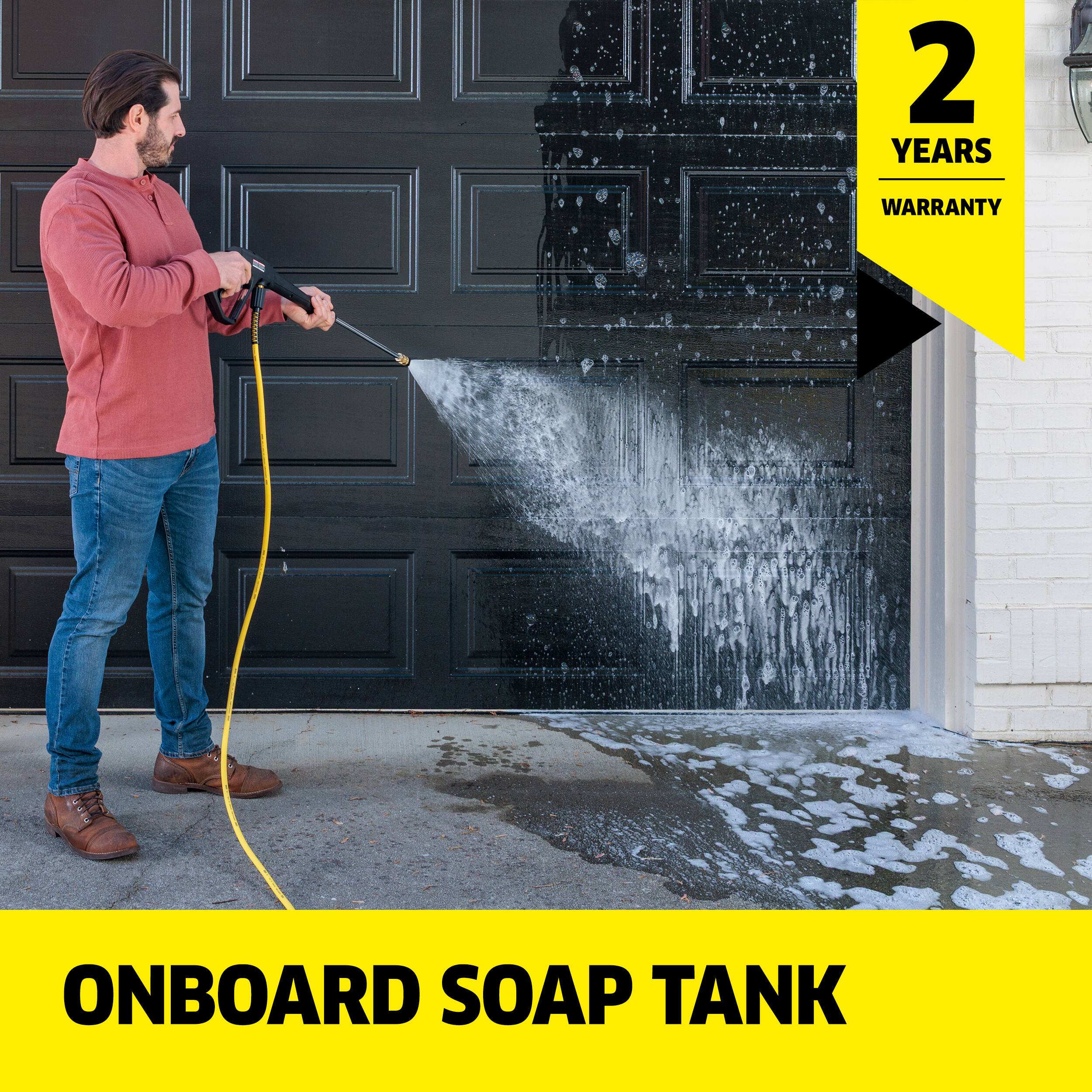 Karcher Pressure Washer K2100PS, Detergent Tank, For Cars, Driveways ...