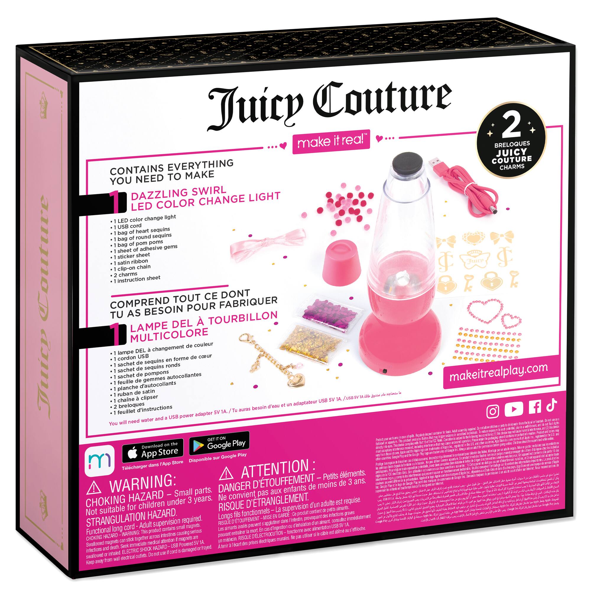 Make It Real Juicy Couture: Dazzling Swirl LED Color Change Light ...