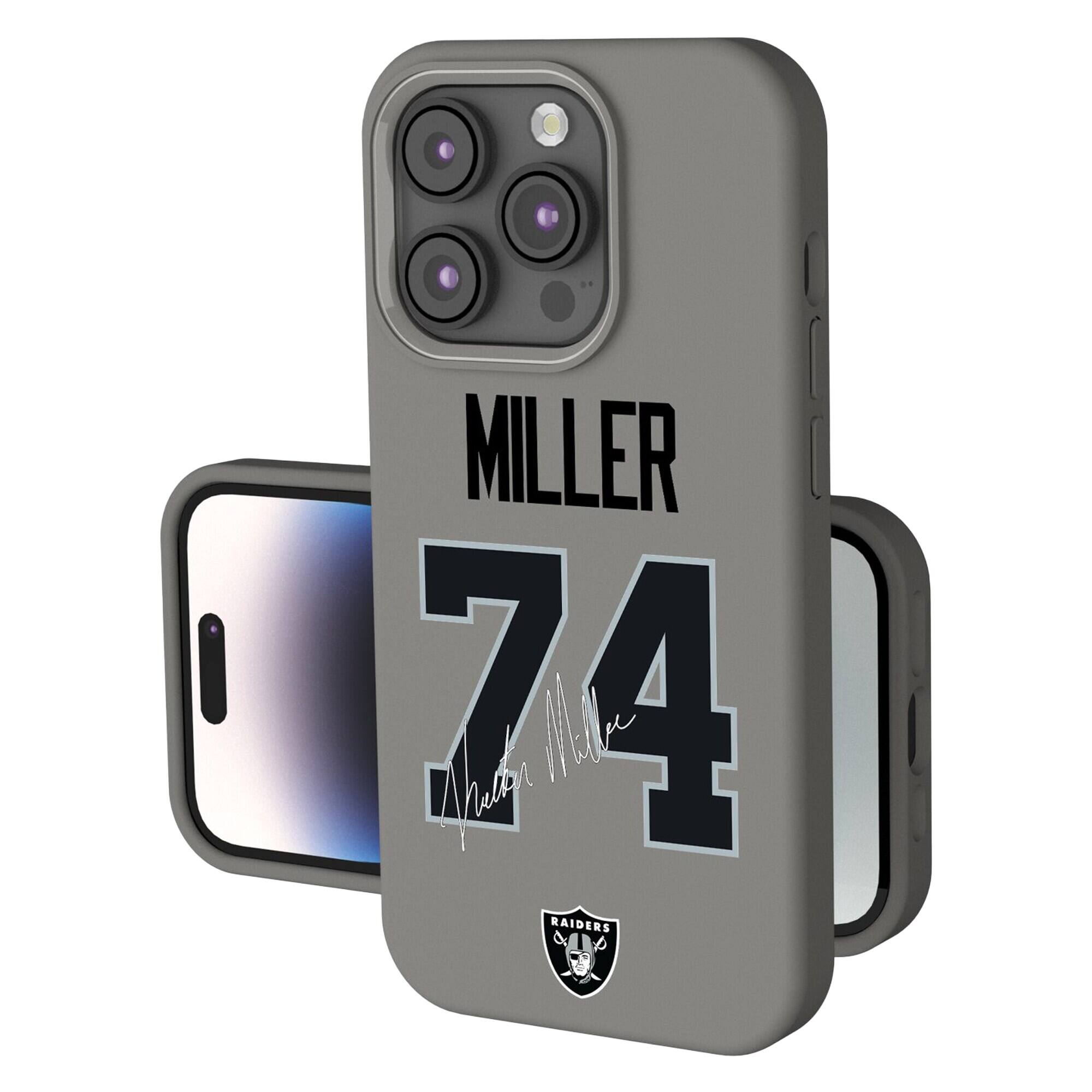 Keyscaper NFL Kolton Miller Las Vegas Raiders Ready Soft Touch iPhone ...