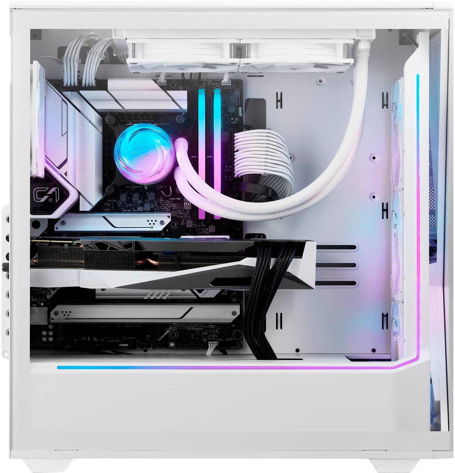 iBUYPOWER Slate 9 White Gaming Desktop PC- Intel Core Ultra 9 285K ...